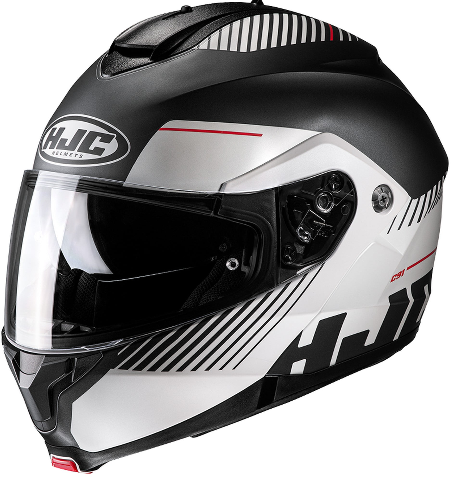 HJC C91 Prod Modular Motorcycle Helmet Gray XL - Walmart.com