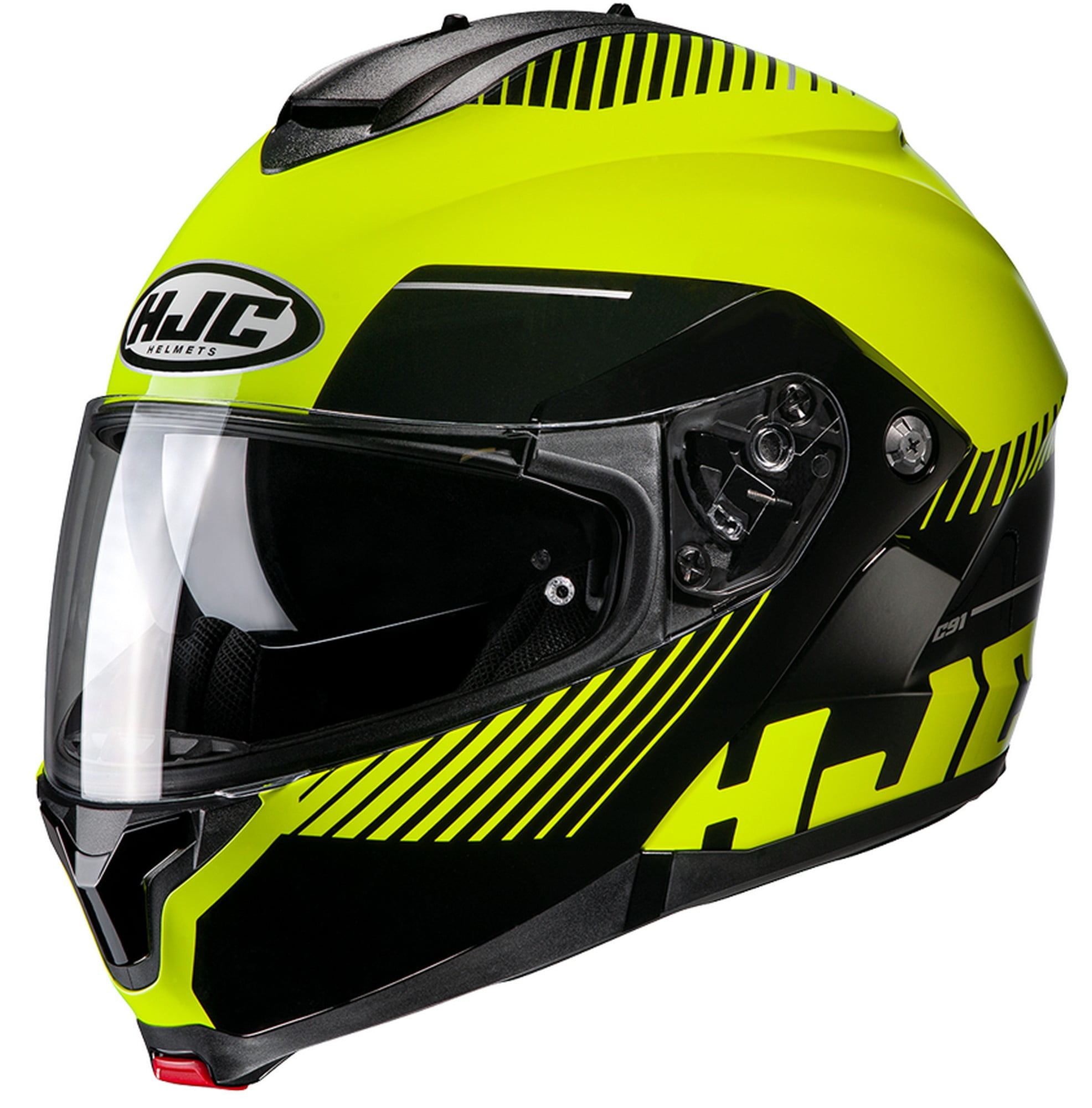 HJC C91 Prod Modular Motorcycle Helmet Hi-Vis SM - Walmart.com