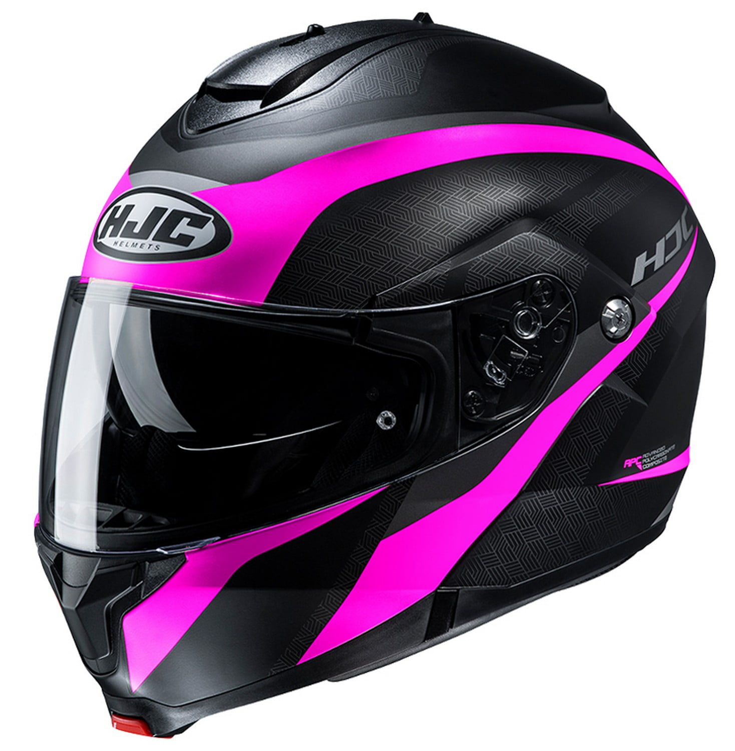 HJC Helmets C91 Taly Modular Motorcycle Helmet, Pink/Black, Large ...