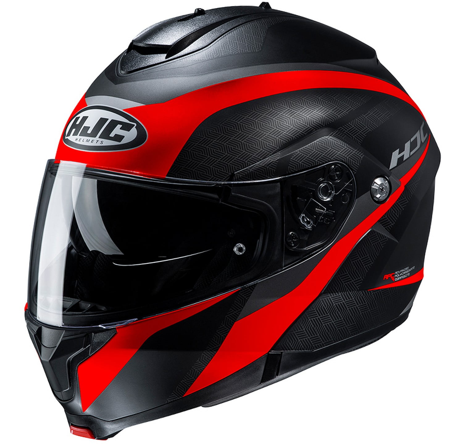 HJC C91 Taly Modular Motorcycle Helmet Red/Black 4XL - Walmart.com