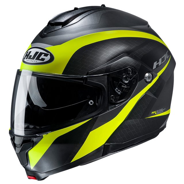 HJC C91 Taly Modular Motorcycle Helmet Yellow/Black MD - Walmart.com