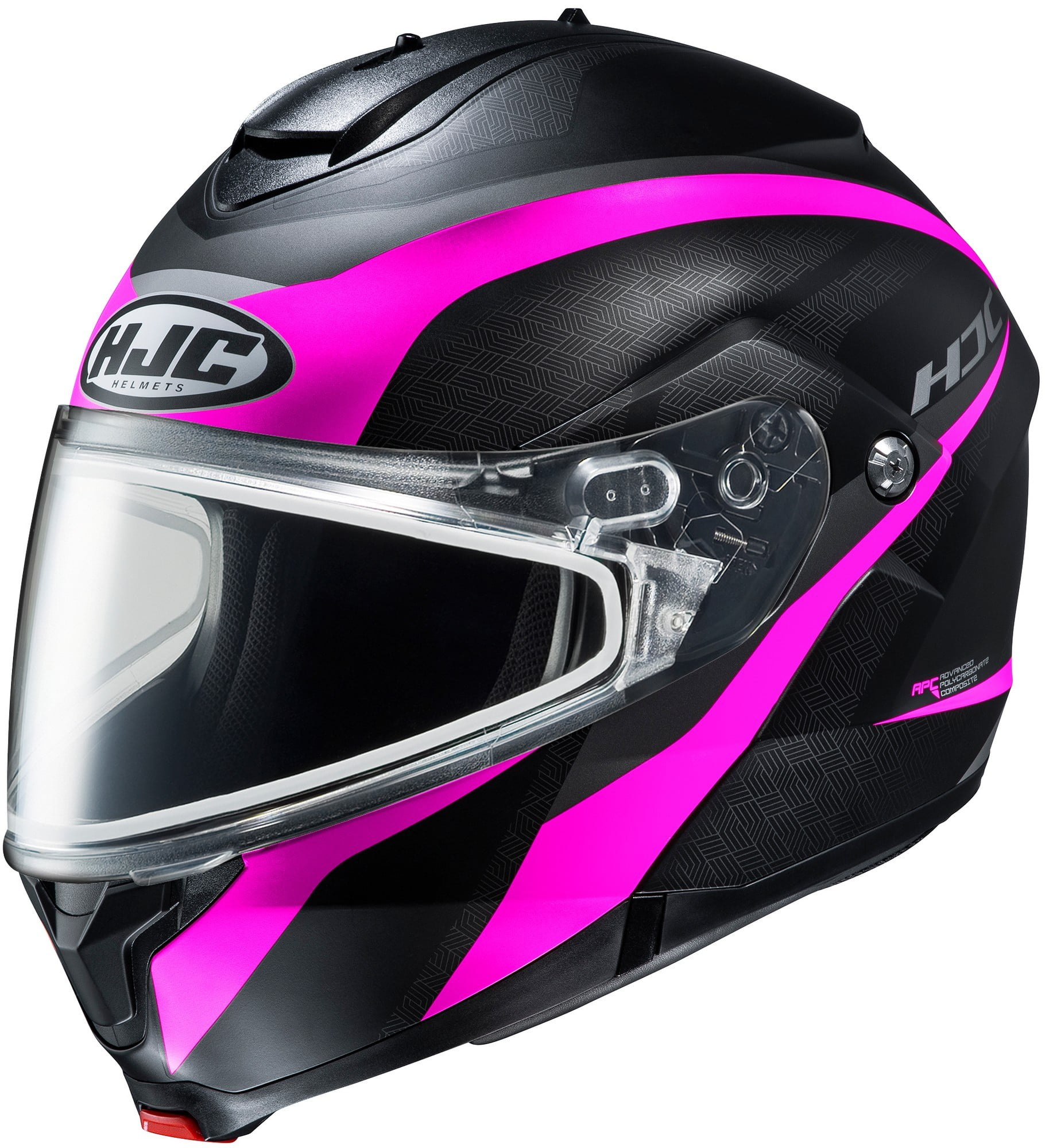 HJC C91 Taly Modular Snow Helmet w/Dual Pane Shield Fuchsia/Black XS ...