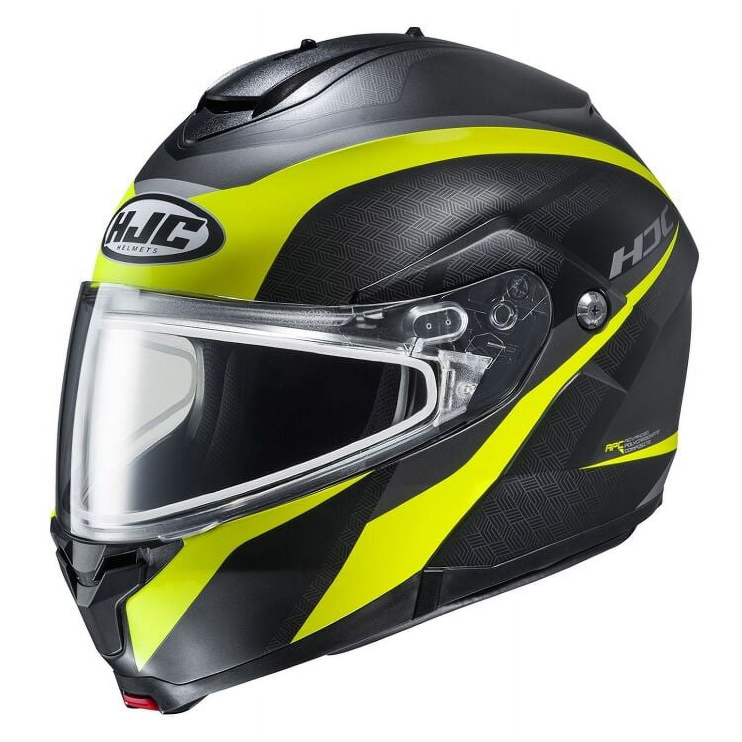 Hjc Helmets C91 Taly Snow Helmet with Dual Lens Shield (Large, Semi ...
