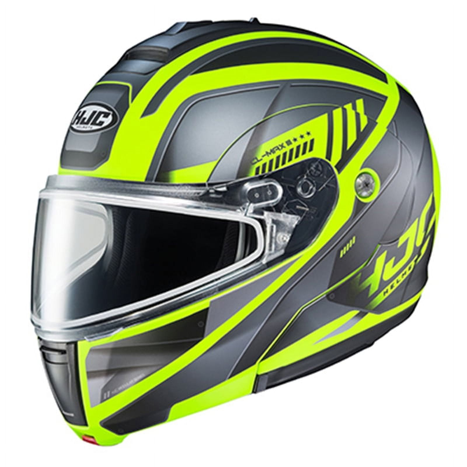 HJC CL-Max 3 Gallant Modular Snow Helmet w/Dual Pane Shield Hi-Vis ...