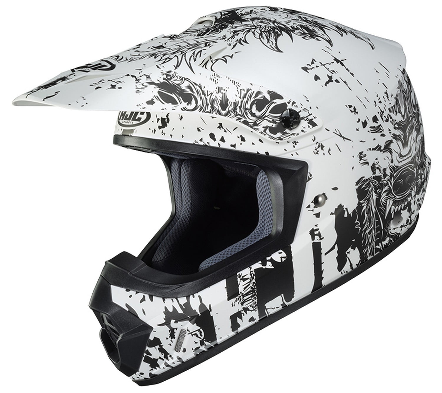HJC CS-MX Creeper MX Offroad Helmet White/Black MD - Walmart.com