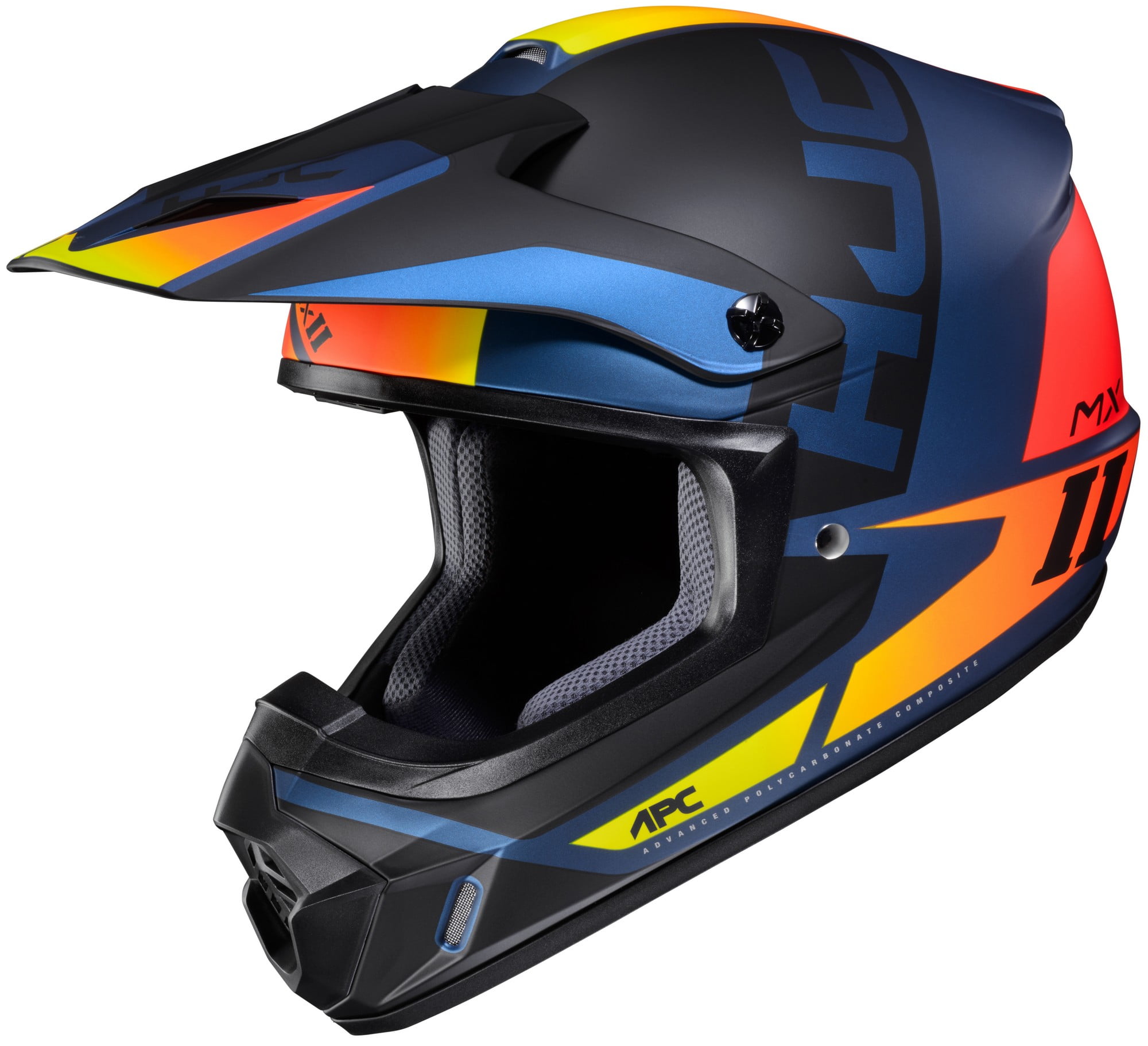 HJC CS-MX II Creed MX Offroad Helmet Blue/Orange XXL - Walmart.com