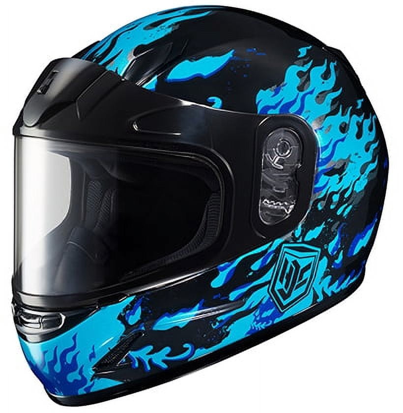 HJC CS-R2 Flame Block Helmet Blue XLG 0812-2002-07 - Walmart.com