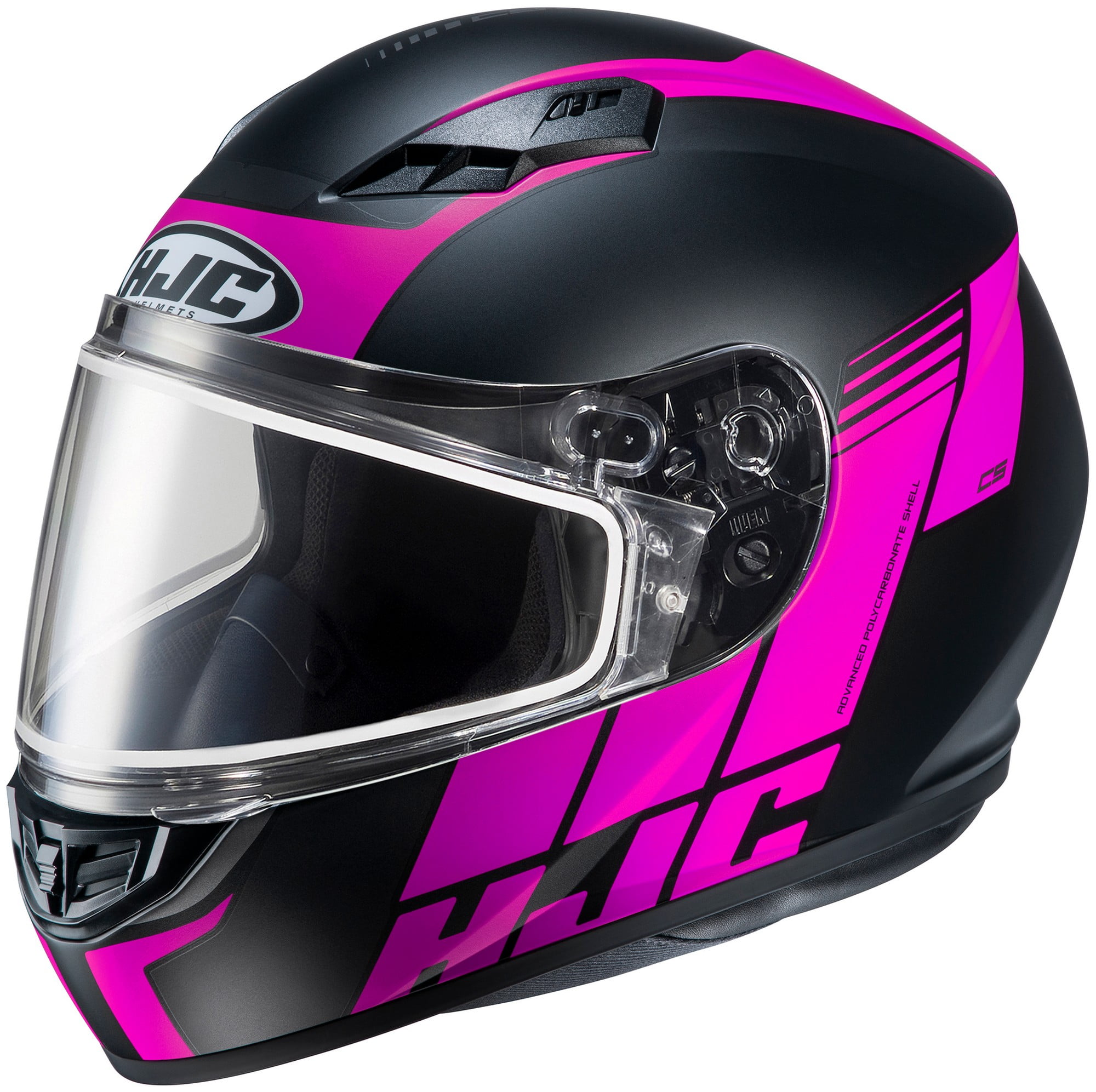 HJC Helmets CS-R3 Snow Helmet, Full-Face, Dual Pane Shield, Semi-Flat ...