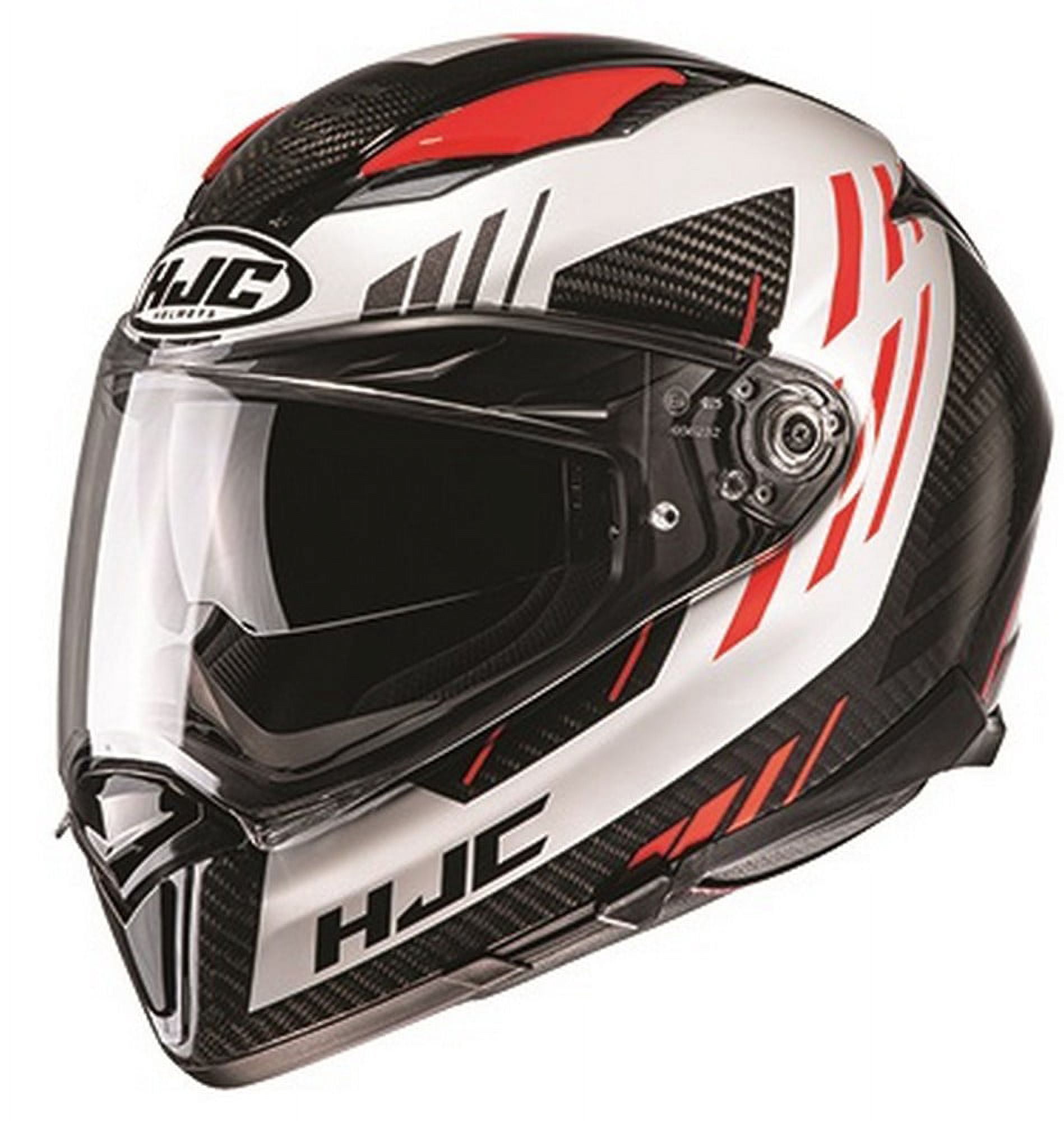 HJC F70 Carbon Kesta Motorcycle Helmet Red/Gray XL - Walmart.com