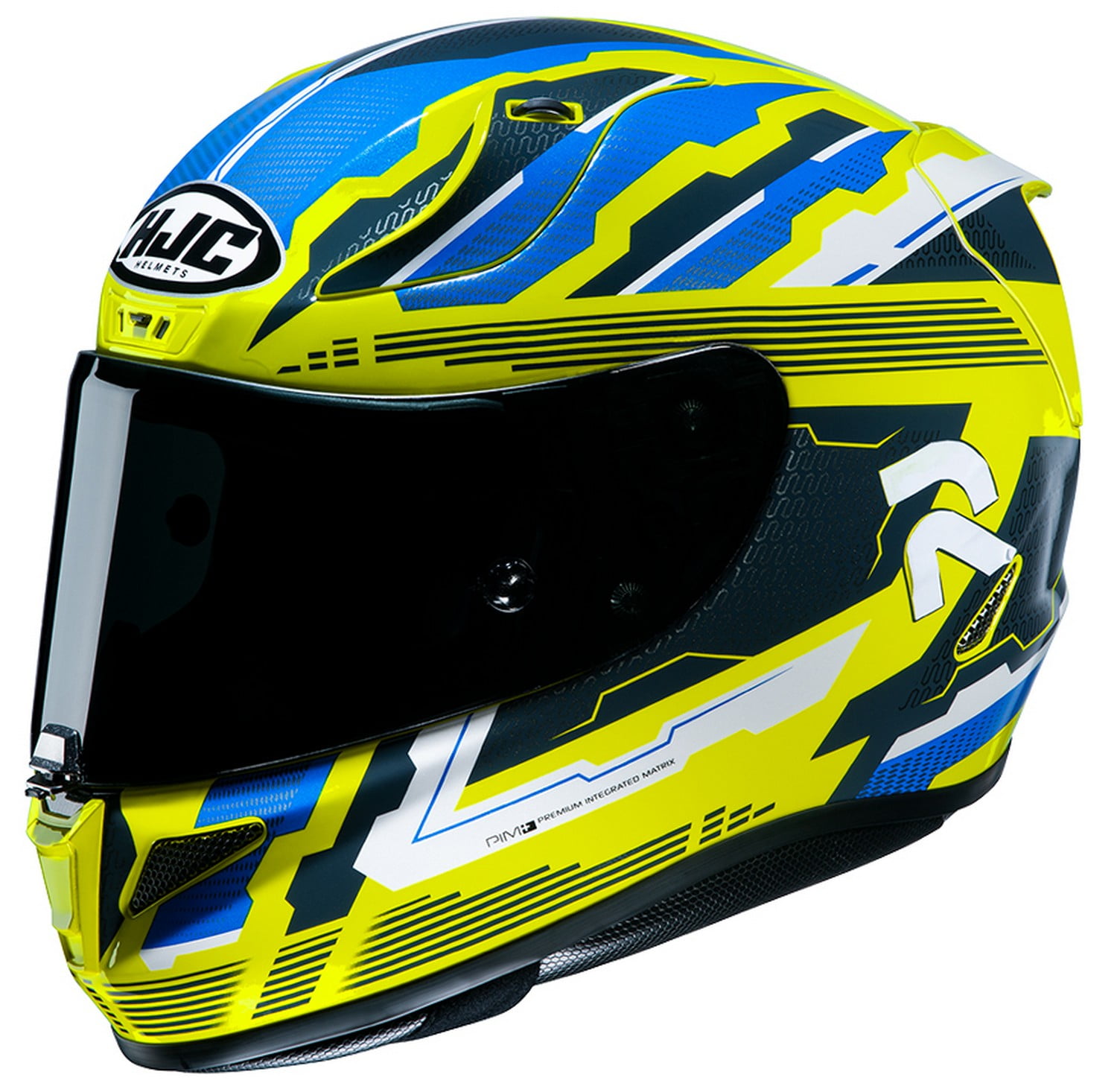HJC RPHA 11 Pro Stbn Motorcycle Helmet Yellow/Blue LG - Walmart.com