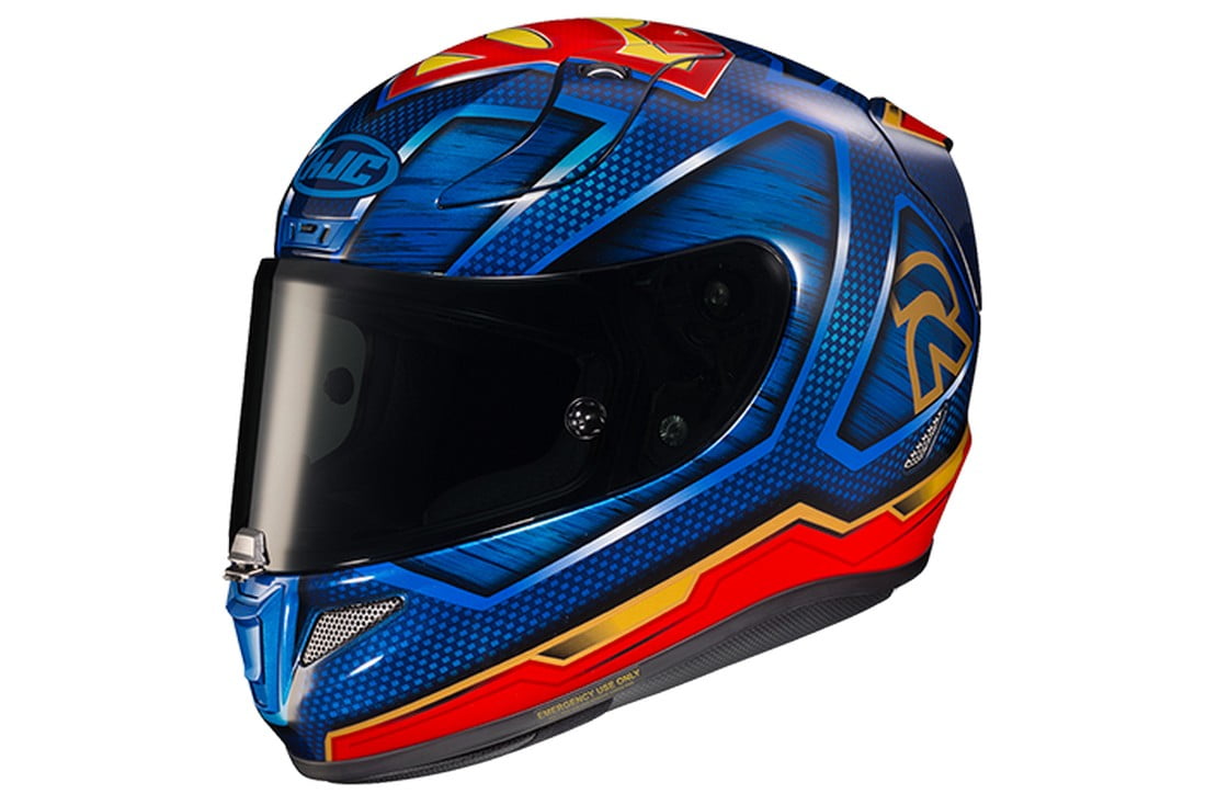 HJC RPHA 11 Pro Superman Motorcycle Helmet Blue/Red XL - Walmart.com