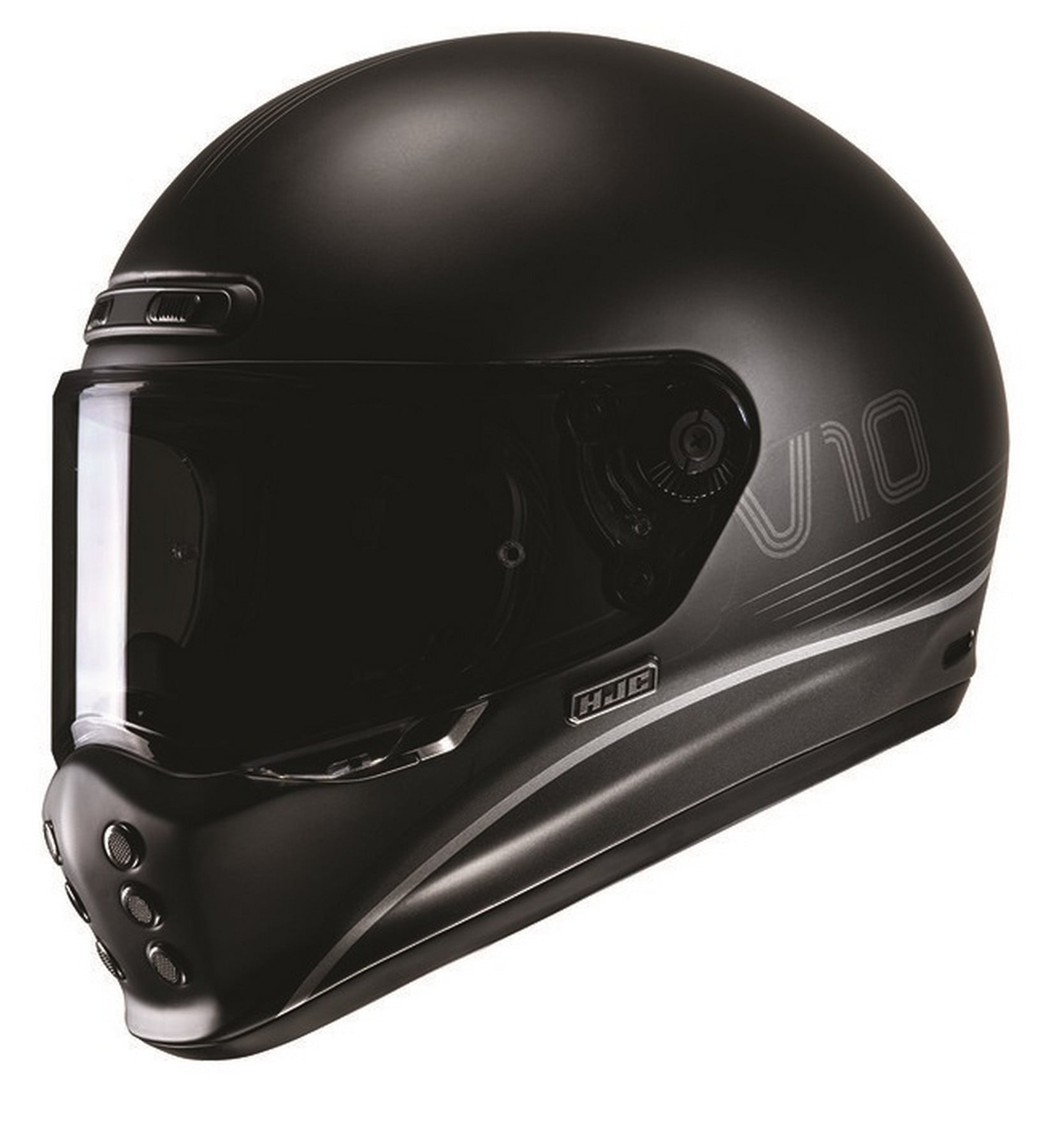 HJC V10 Tami Motorcycle Helmet Gray LG - Walmart.com