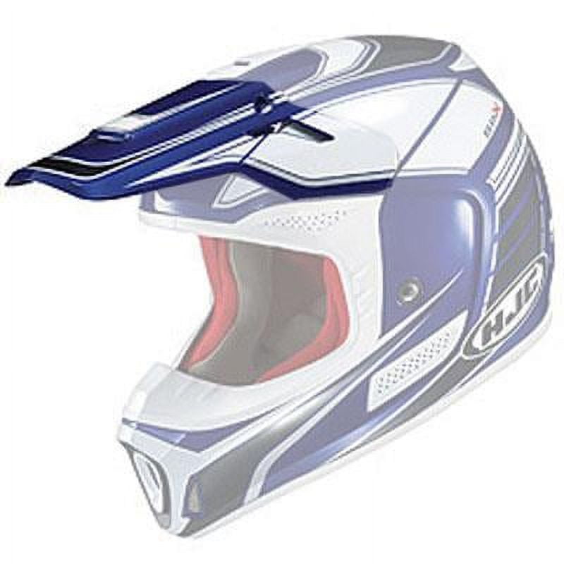 HJC Visor for SPX Contact Helmet - MC-2 Blue - Walmart Business Supplies