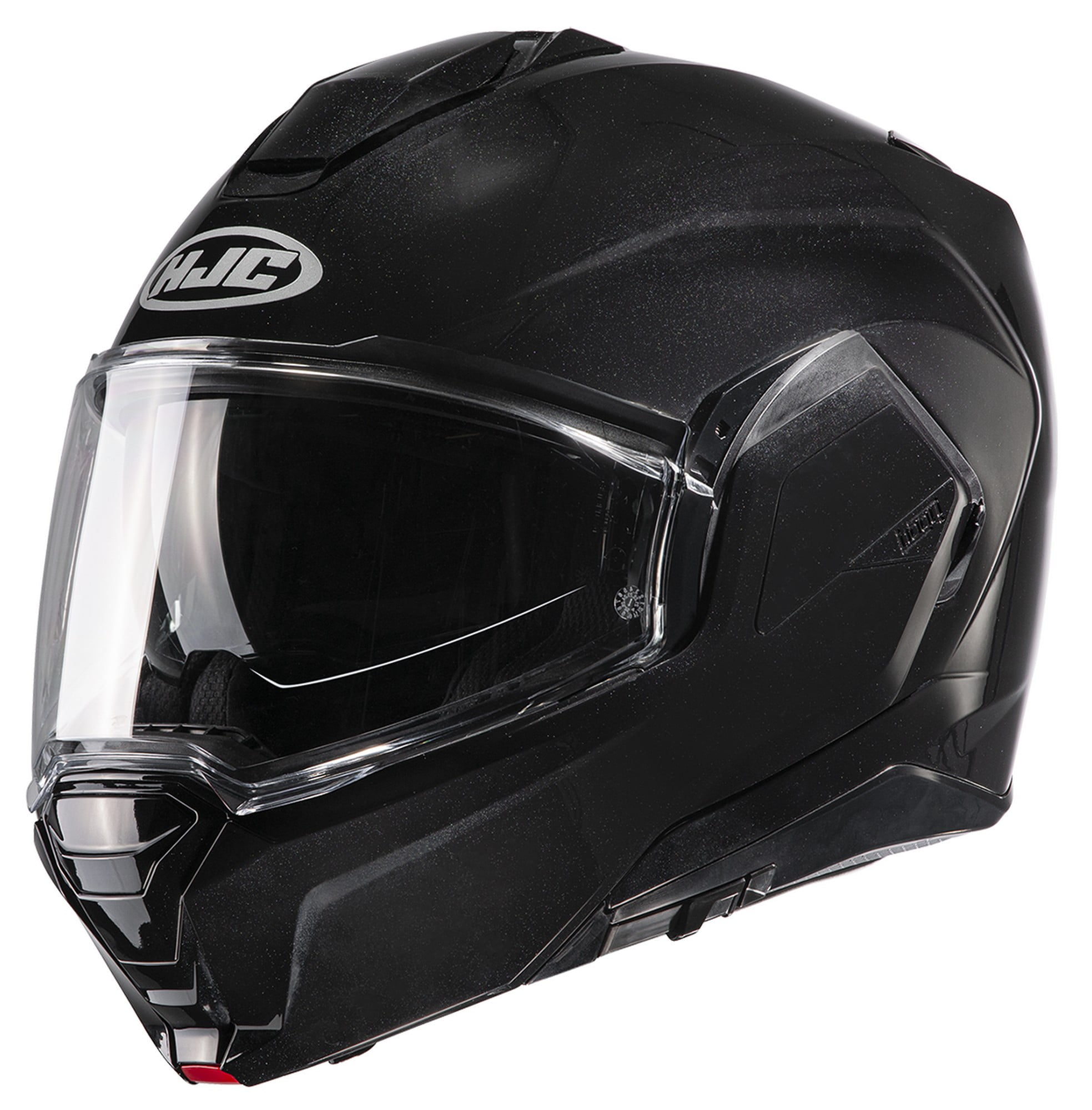 HJC i100 Solid Modular Motorcycle Helmet Black XXL - Walmart.com