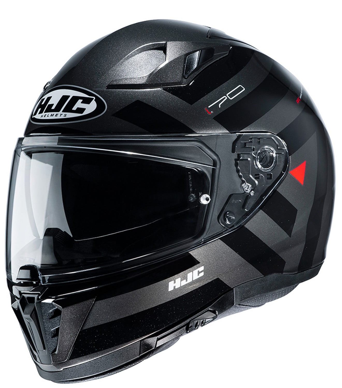 HJC i70 Watu Motorcycle Helmet Black/Gray XS - Walmart.com