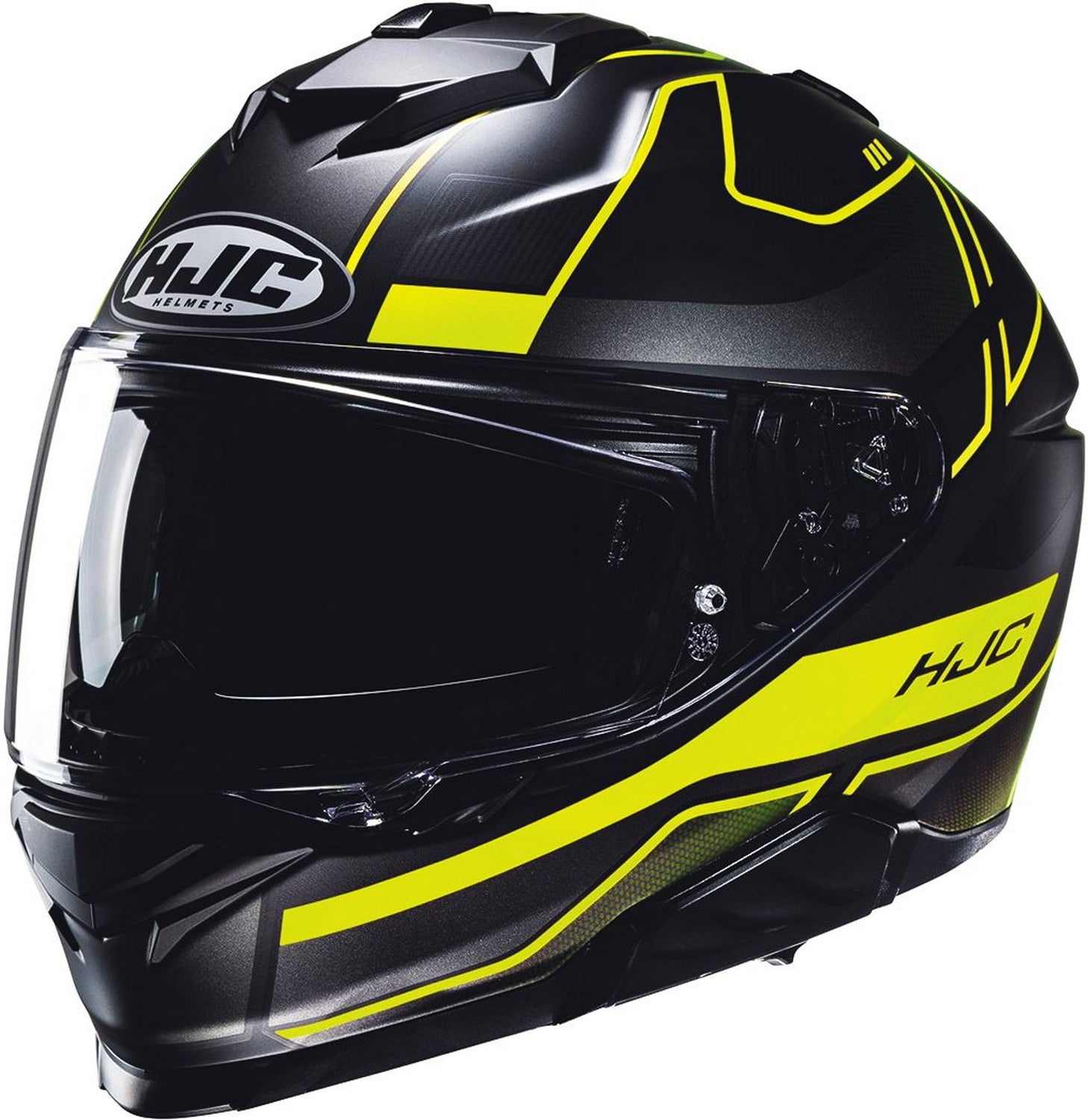 HJC i71 Iorix Motorcycle Helmet Hi-Vis LG - Walmart.com