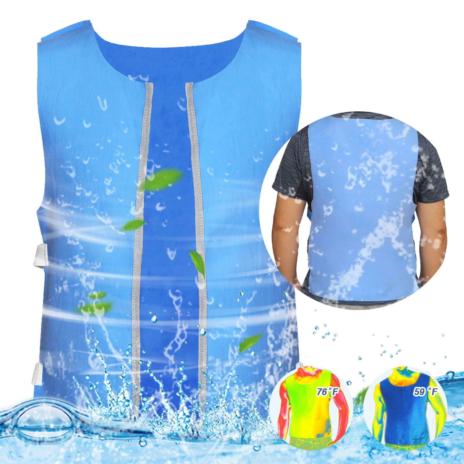 HJDHS Sleeveless Lightweight PVA, Cooling Vest (Unisex) - Walmart.com