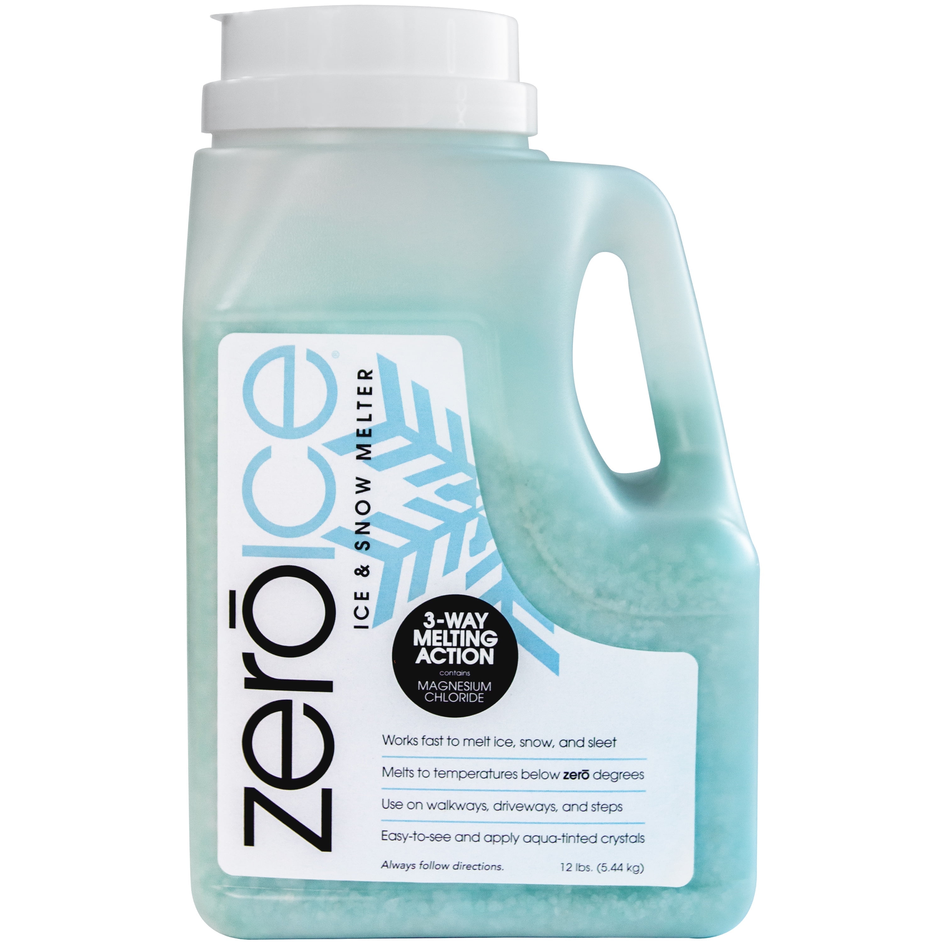 HJE Zero-Ice Ice & Snow Melter, 12 lb. Granular Shaker Jug, Extreme ...