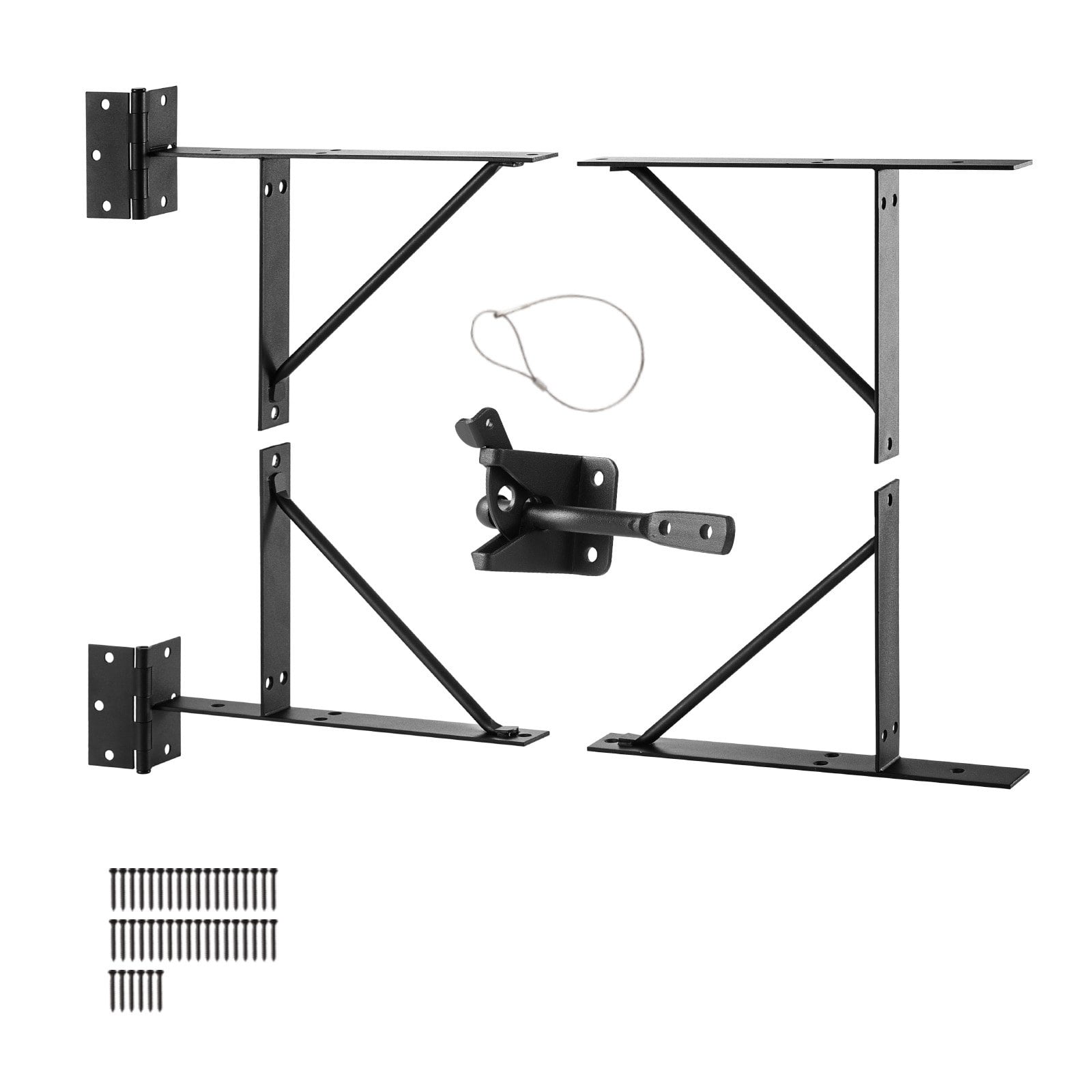 (HJG)--Gate Corner Brace Bracket, Anti Sag Gate Frame Hardware Kit ...