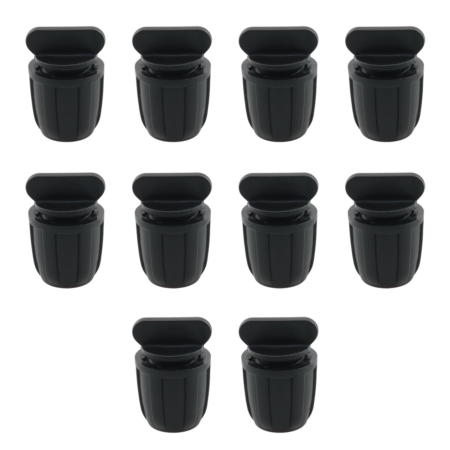HJGarden 10PCS Black Drip AIF4 Irrigation End Plug Fittings Drip Line ...