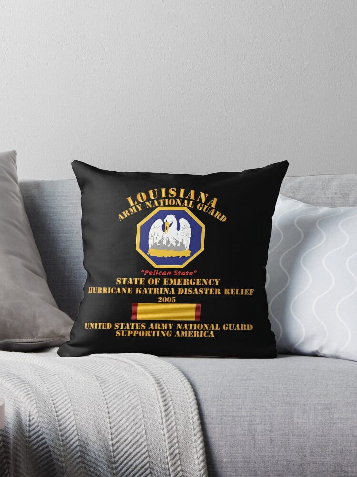 HJJ-Army---LAARNG---Katrina-Disaster-Relief--w-LANGESM-SVCThrow Pillow ...