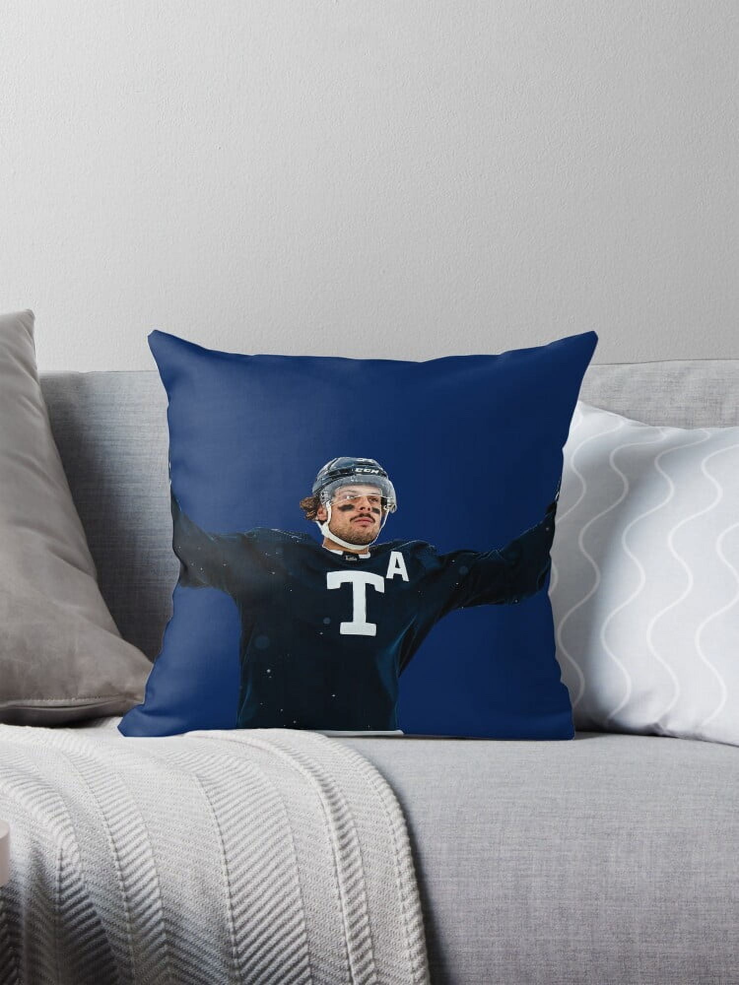 HJJ-Auston-Matthews-Heritage-Classic-Celly-2022Throw Pillow Covers ...