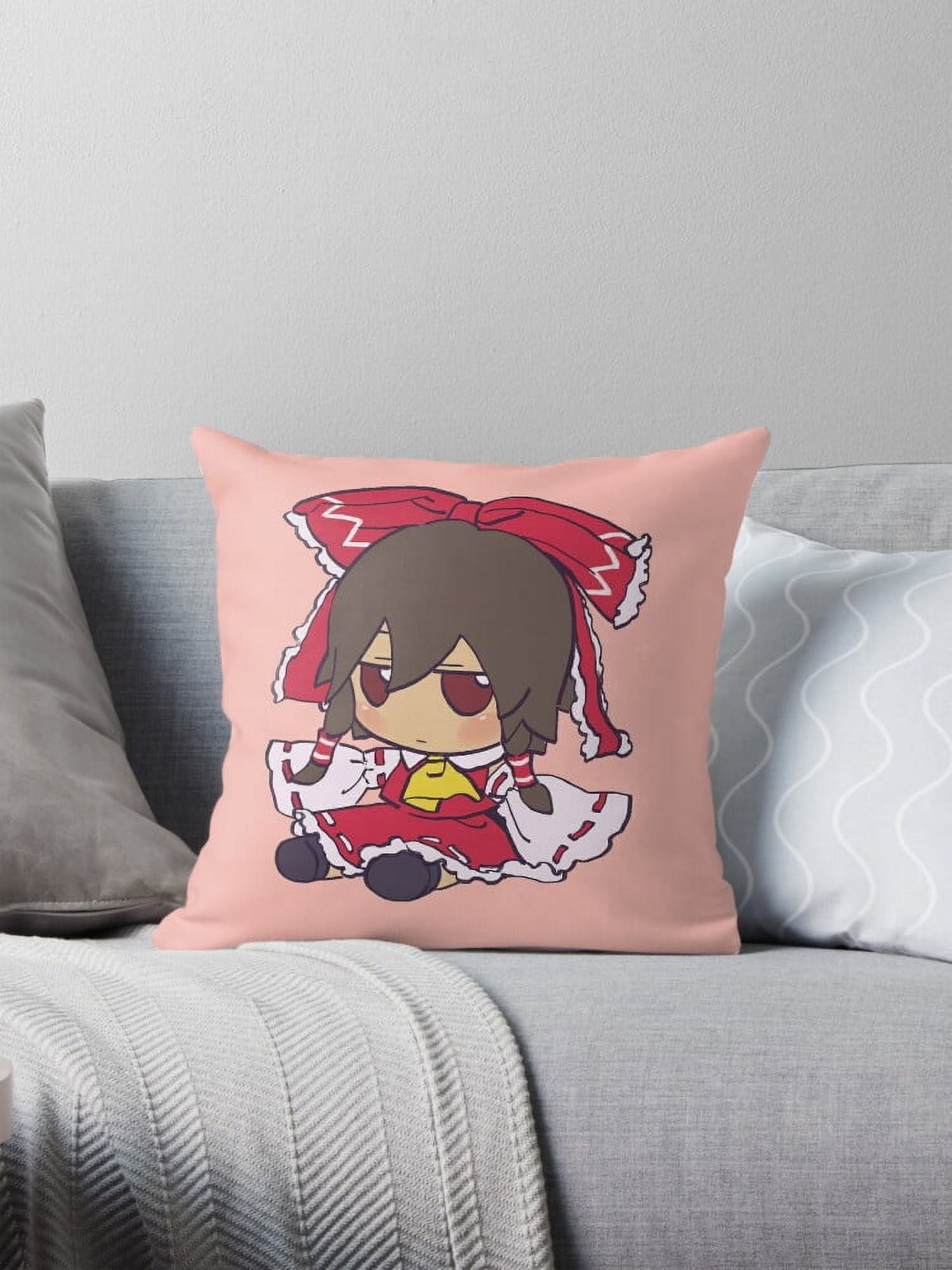 HJJ--I-draw-reimu-fumo-plush-/-touhou-memesThrow Pillow Covers Cases ... HJJ--I-draw-reimu-fumo-plush-/-touhou-memesThrow Pillow Covers Cases ...