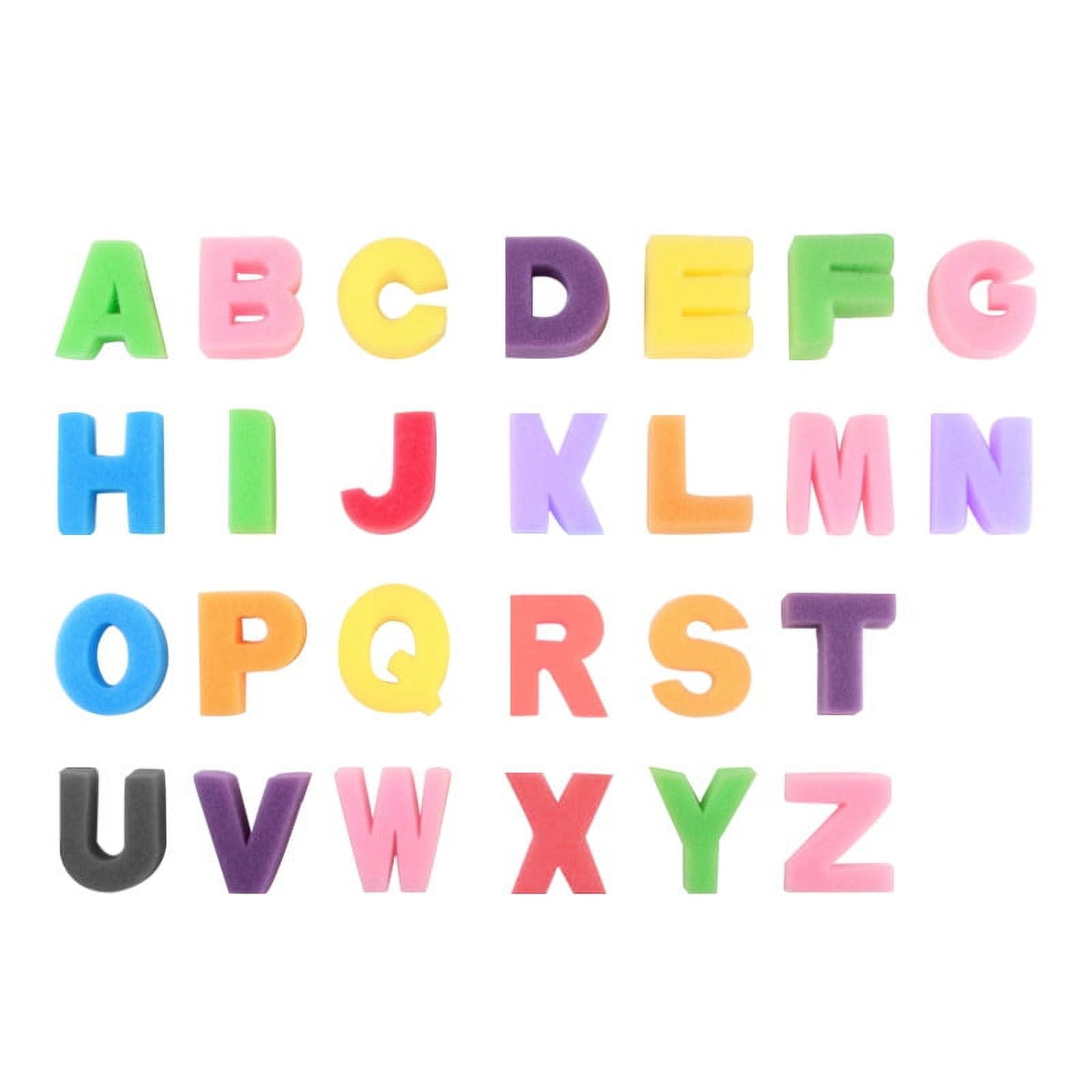 HJJLRH 47 Pieces Sponge Painting Kit for Kids Alphabet Numbers Animal ...