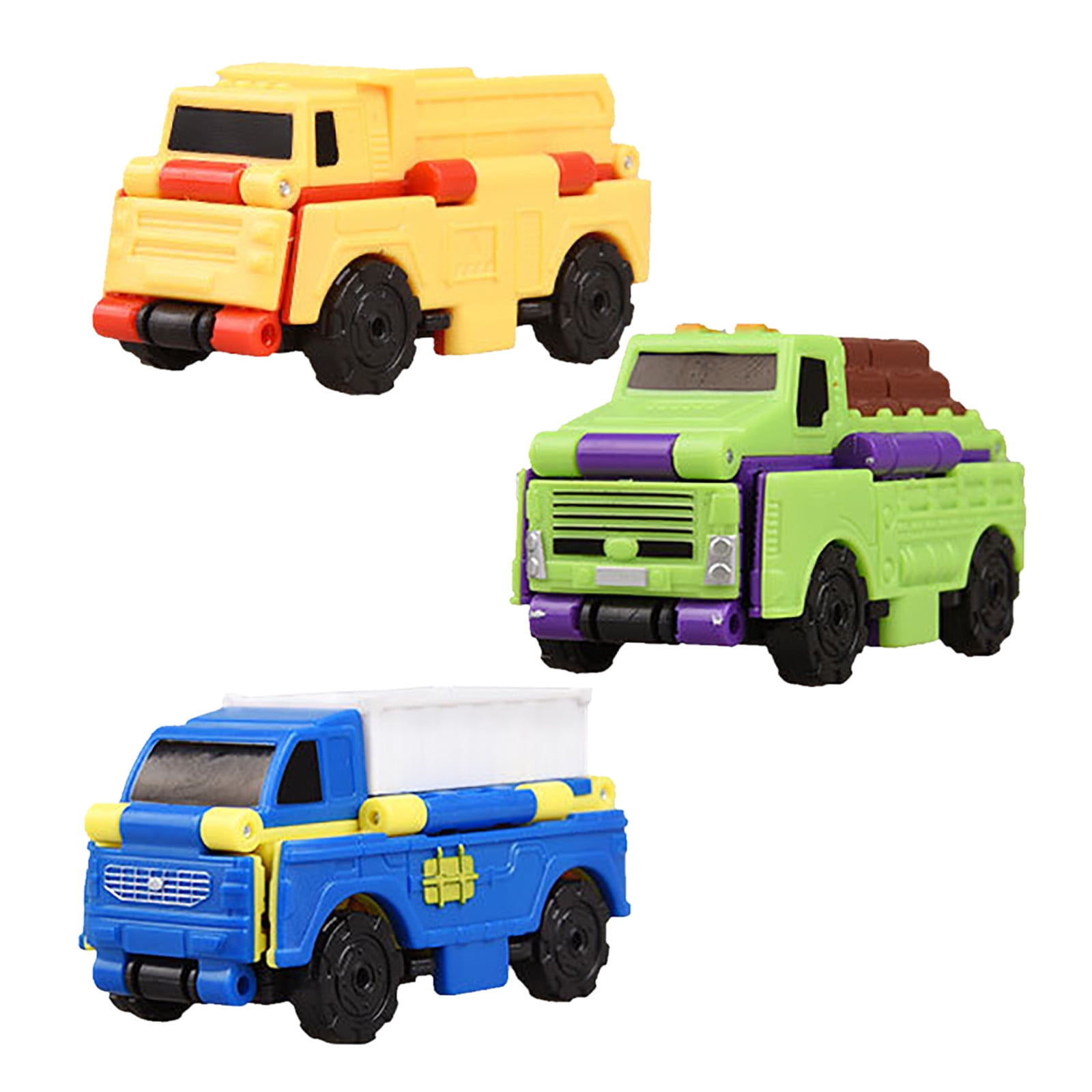 HJJLRH Anti-Reverse Car Toy Set, Reverse Car Toy Set, Transforming Toys ...