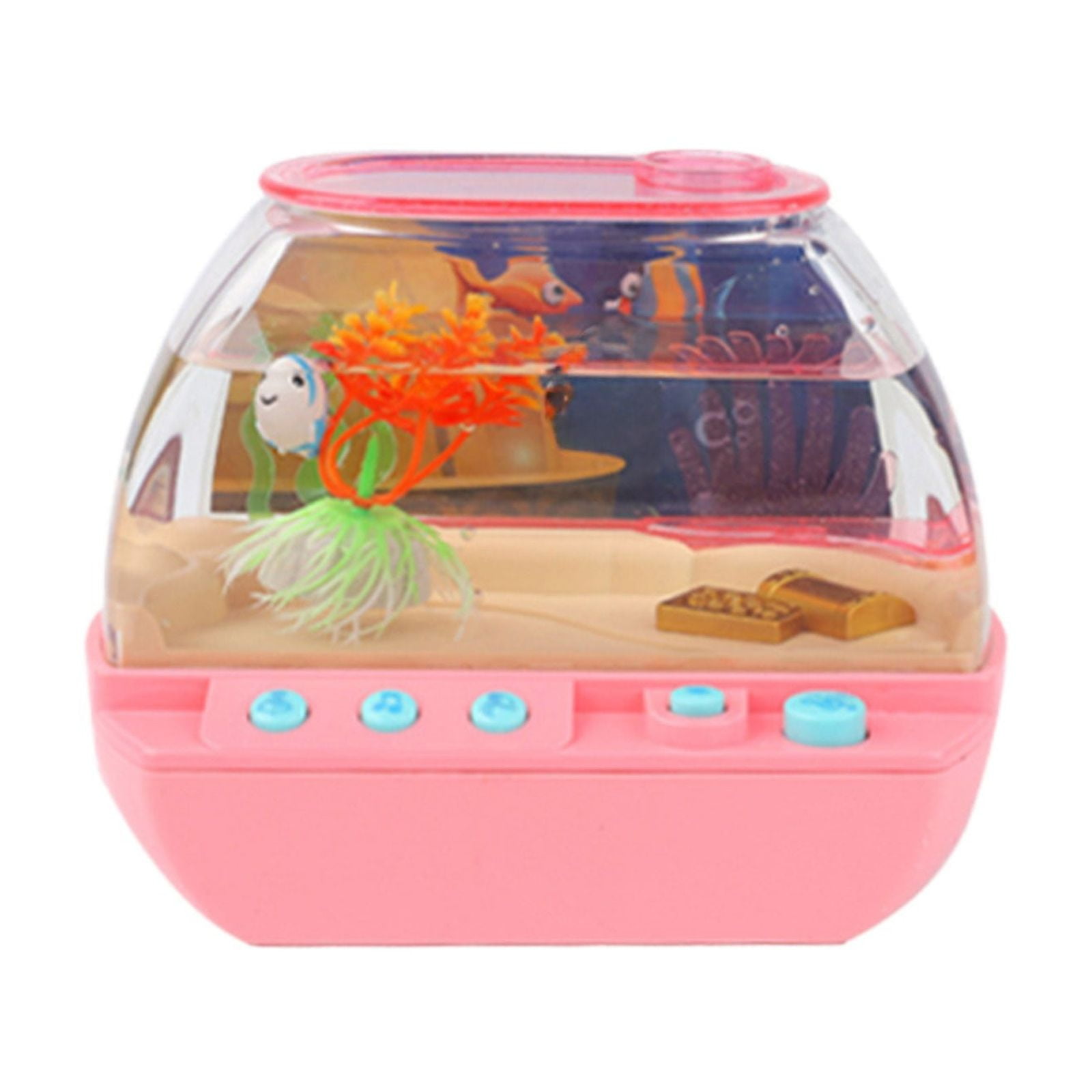 HJJLRH Fake Fish Tank Mini Aquarium,Artificial Tropical Fish Decorative ...