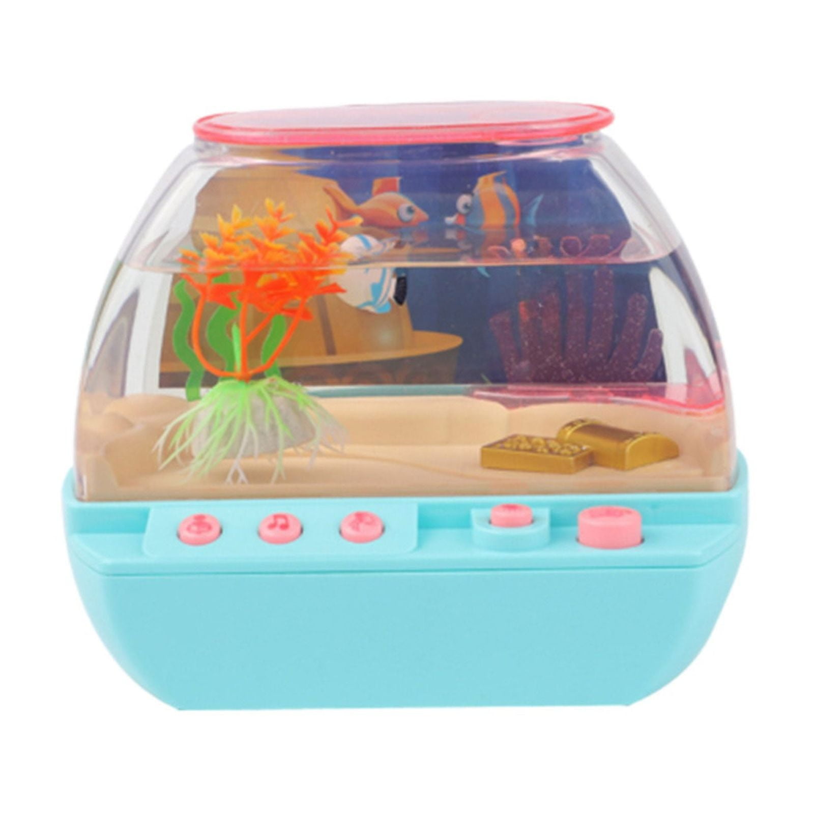 HJJLRH Fake Fish Tank Mini Aquarium,Artificial Tropical Fish Decorative ...
