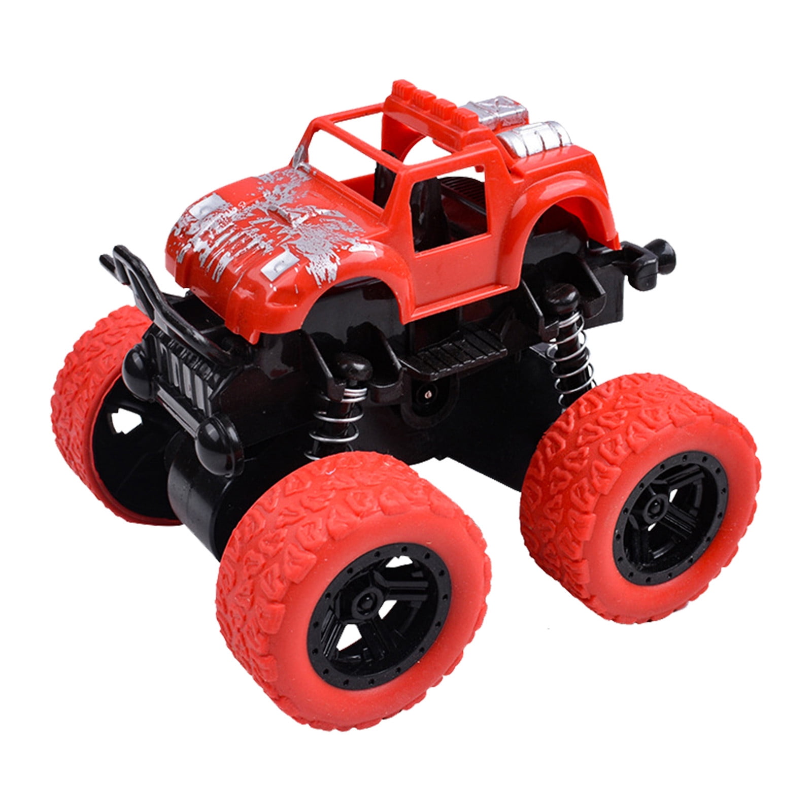 HJJLRH Friction Powered Push and Go Toy Cars, Monster Truck Toys ...