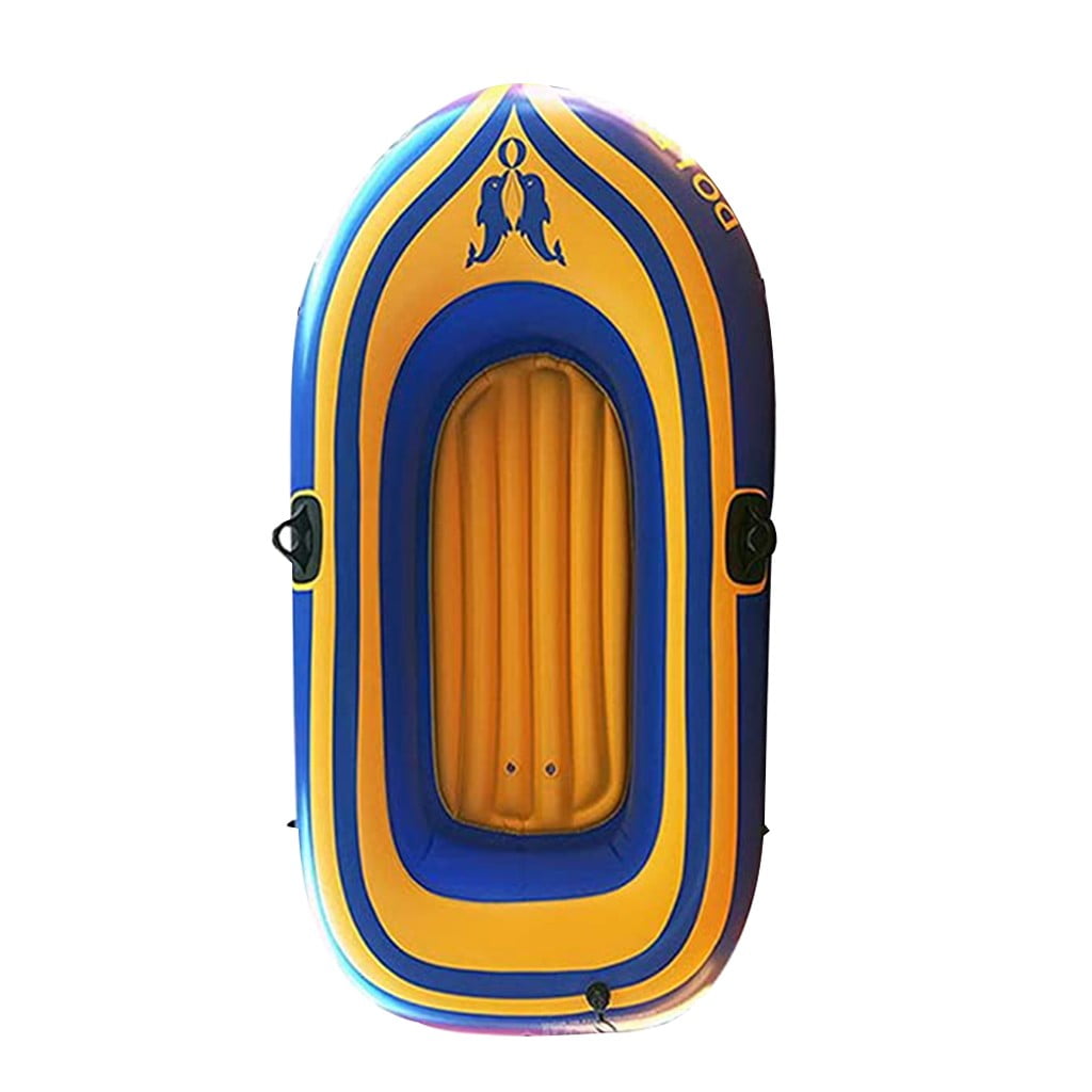 HJJLRH Inflatable Dinghy Boat for 2 Adults, Capacity Heavy-Duty Raft ...