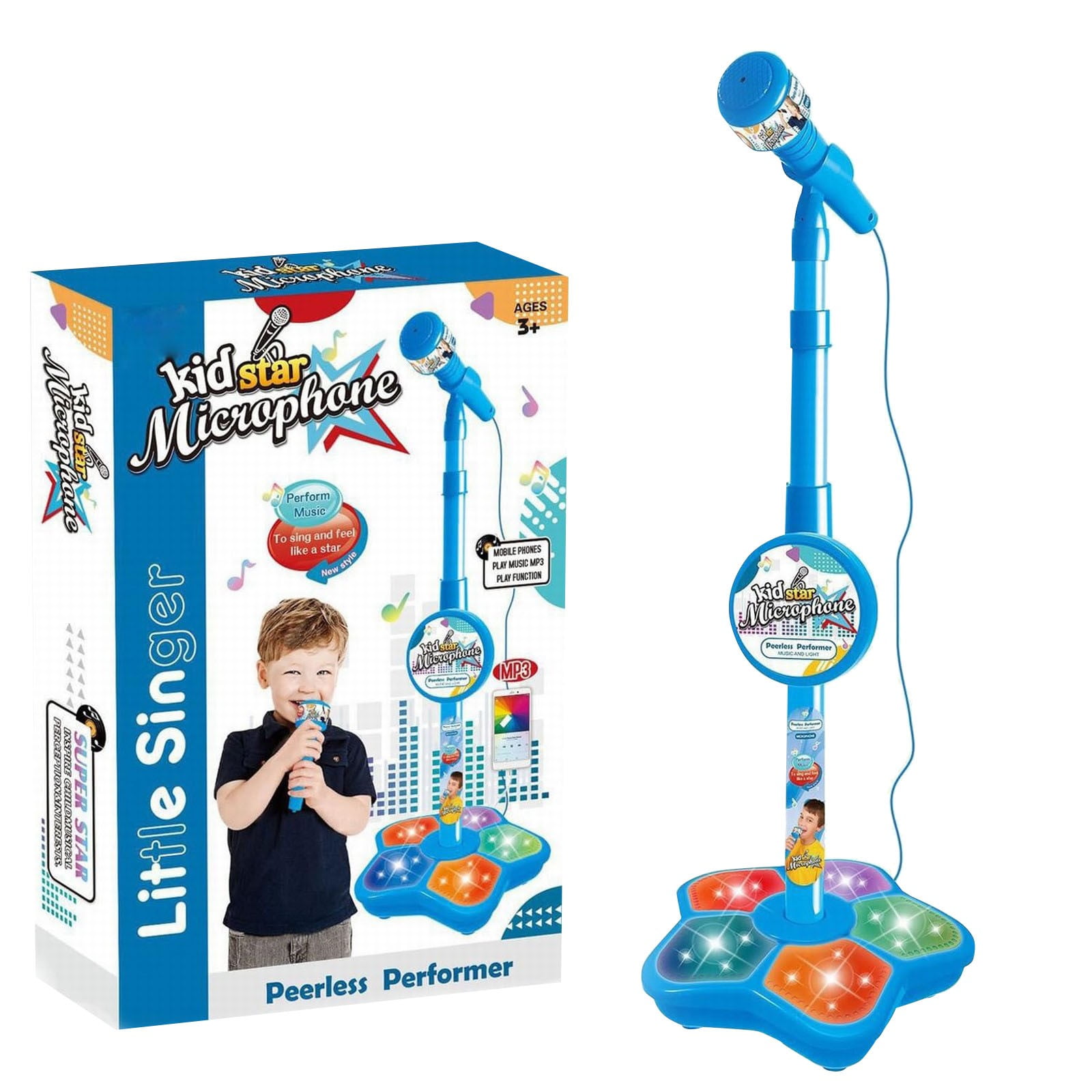 HJJLRH Kids Karaoke Machines, Kids Microphone and Stand, Girls Children ...