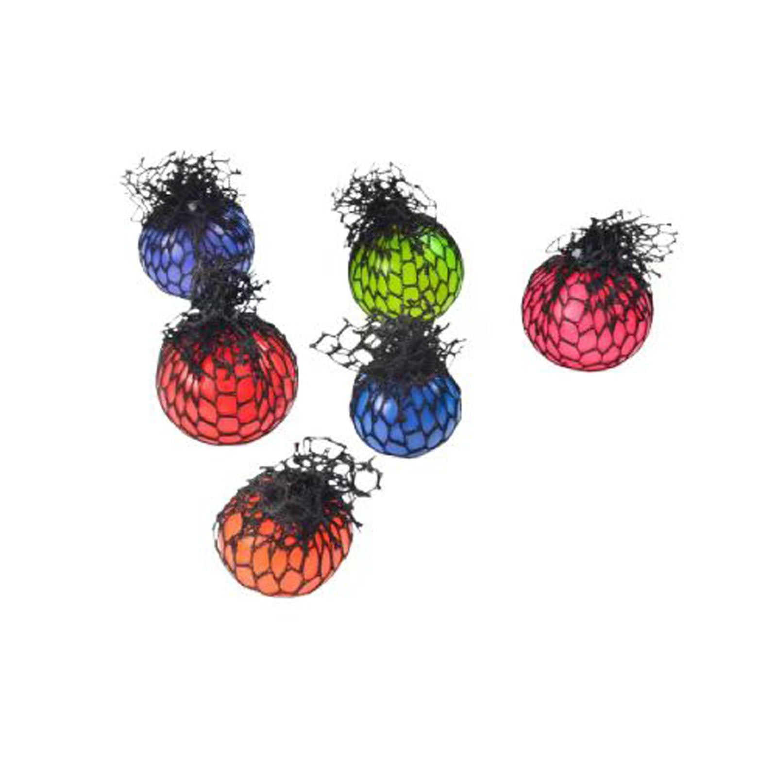 HJJLRH Mesh Squishy Balls Stress Relief Squeeze Grape Balls Relieve ...