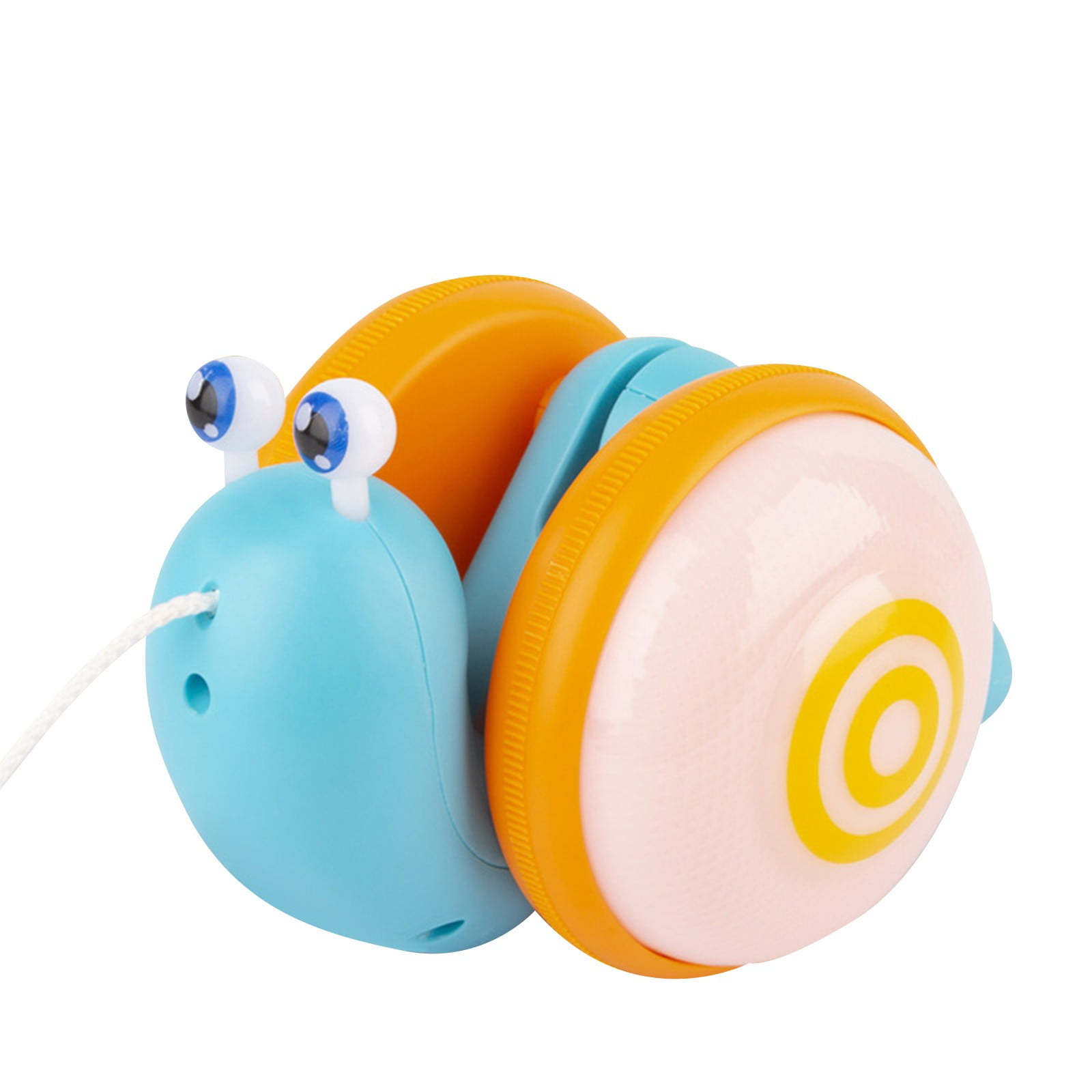 HJJLRH Montessori Snail Pull Toy, Pull Along Toy, Early Development ...