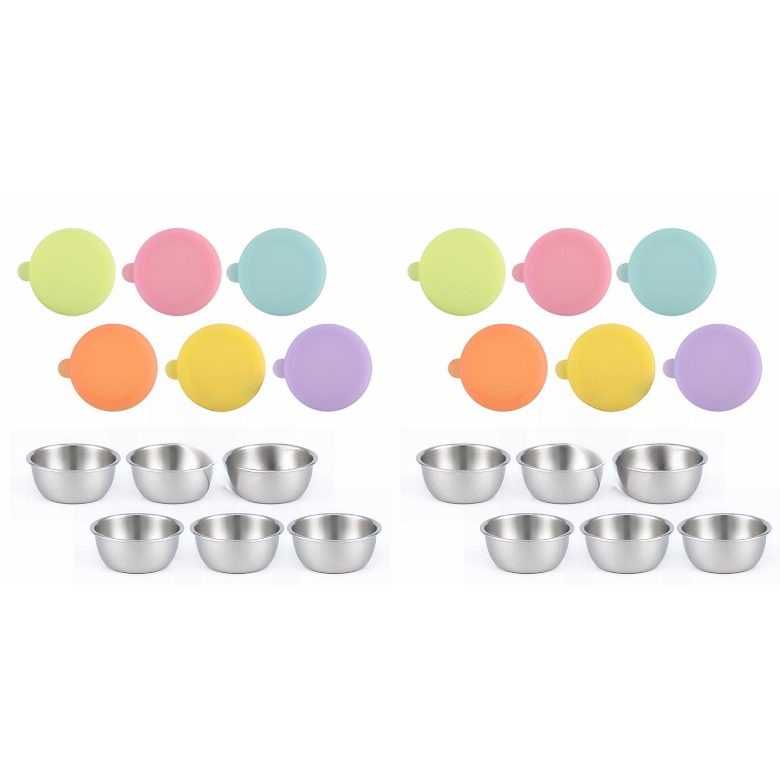 HJQEQVD 12 Pack Small Condiment Containers with Lids Salad Dressing ...