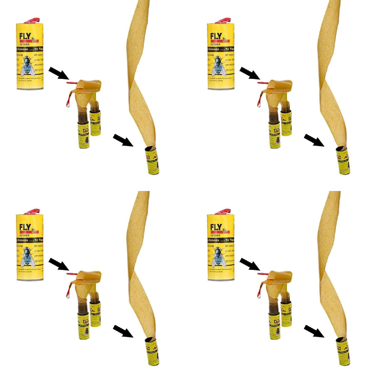 HJQEQVD 16 Packs Sticky Eliminate Flies Fly Traps Outdoor, Fruit Fly ...