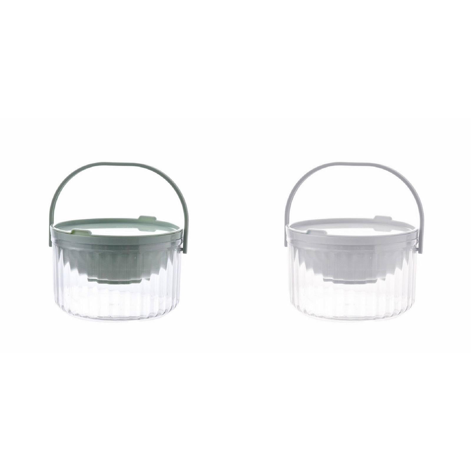 HJQEQVD 2 Pack 30oz Chilled Serving Bowl with Ice Compartment & Lid ...