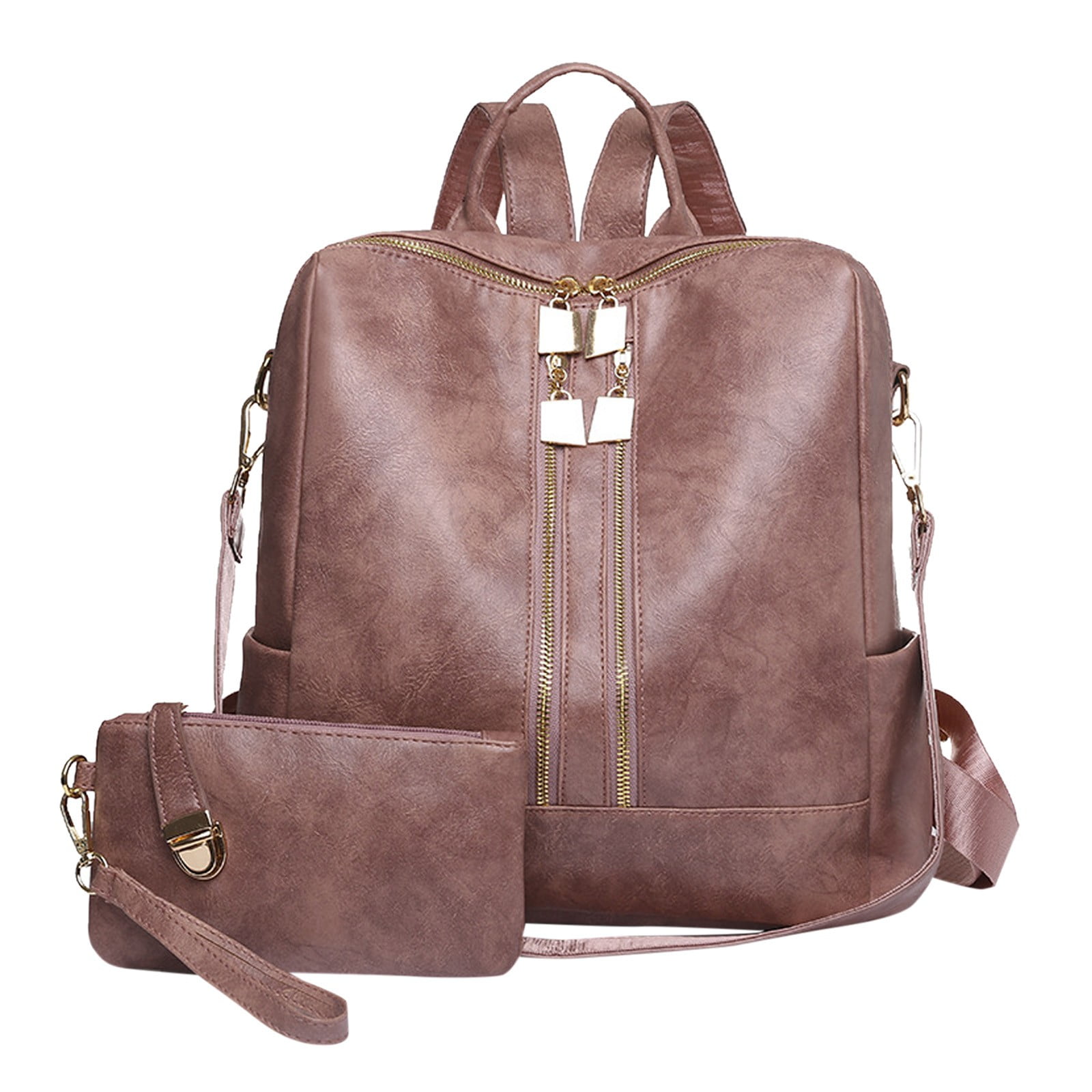 HJQEQVD 2 Pack Women Backpack Purse Vintage Rucksack Convertible ...
