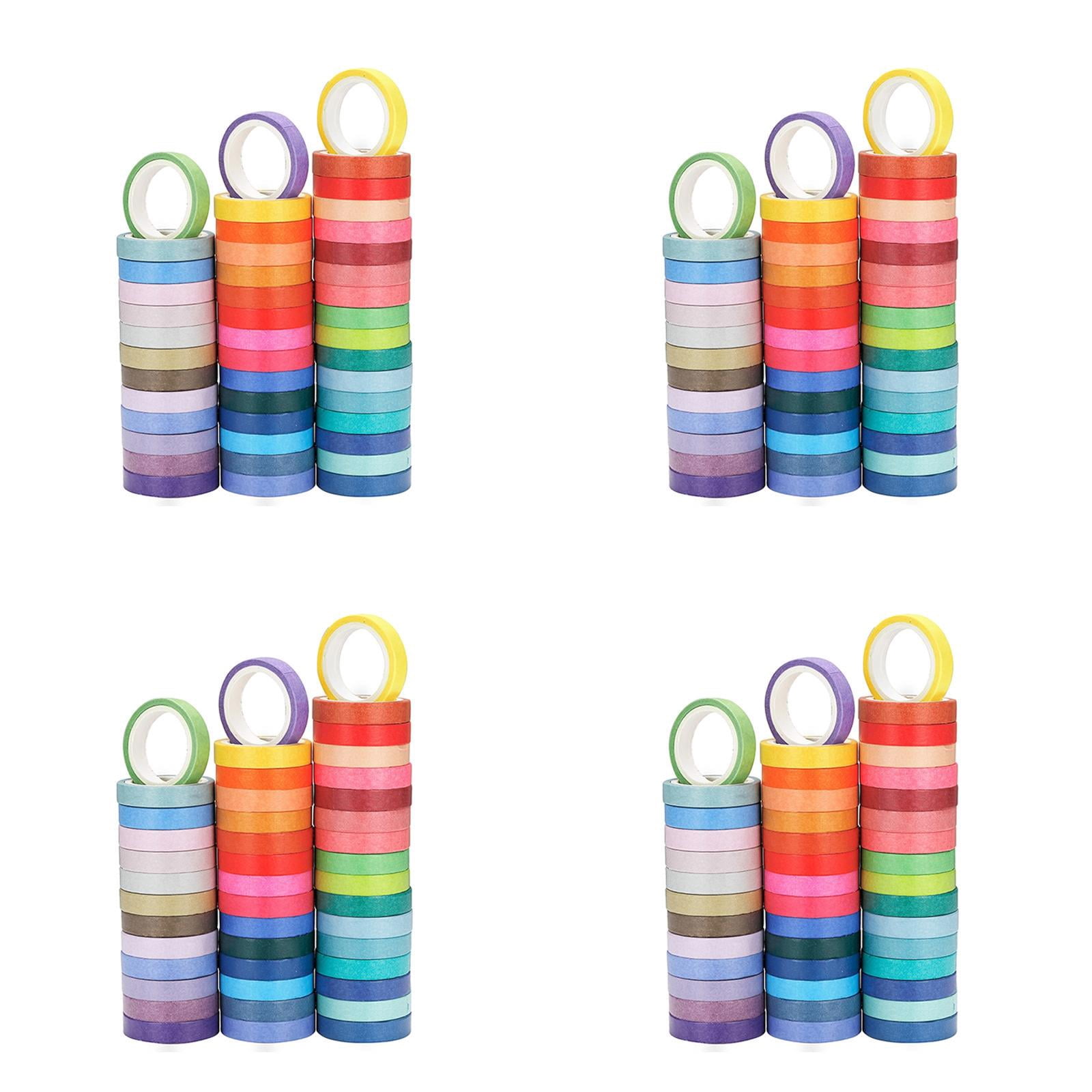 HJQEQVD 240 Roll Multi-Color Craft Tape for Kids, Colorful Children’s ...