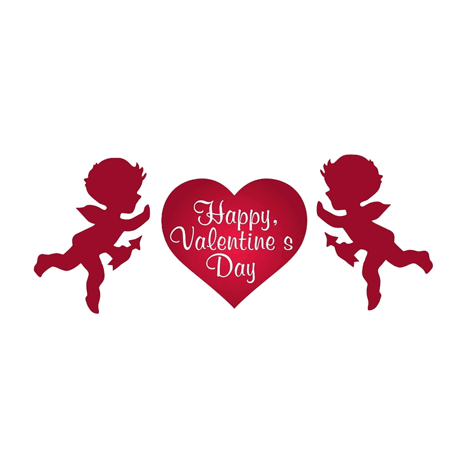 HJQEQVD 3 Pcs Valentine's Day Yard Signs Red Love Heart Cupid Lawn Sign ...