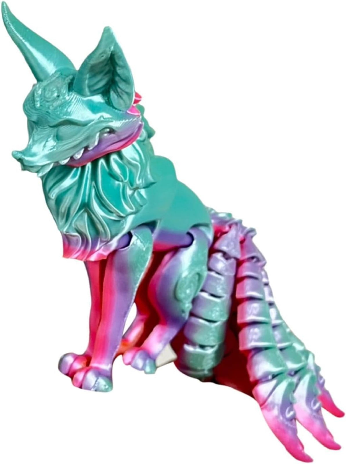 HJQEQVD 3D Printed Toy 3D Printed Flexible Nine Stress Relieving Toy ...