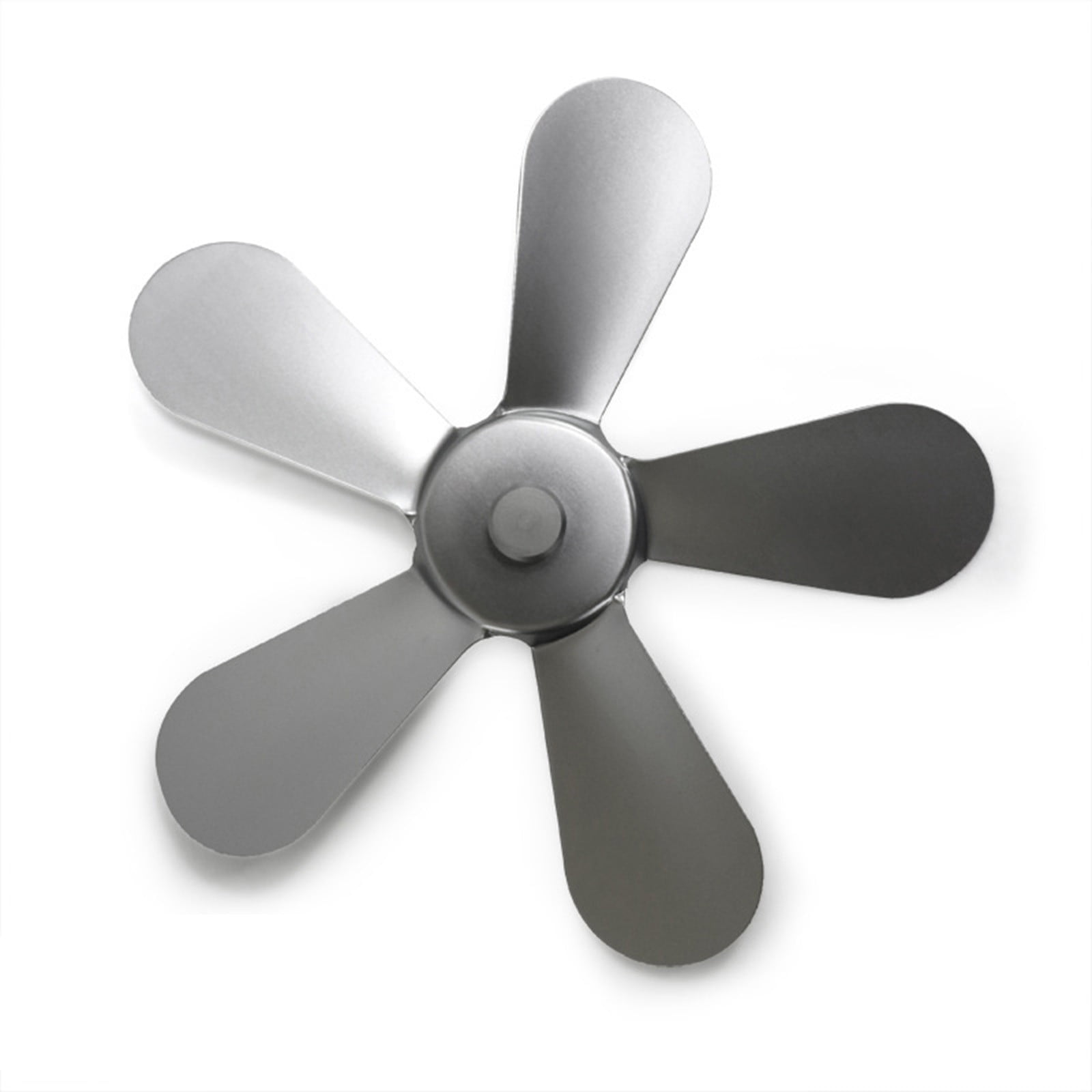 HJQEQVD 5 Blades Heat Powered Stove Fan for Wood Log Burner Fireplace ...