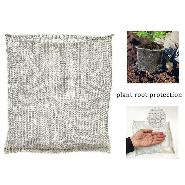 HJQEQVD 8 Pcs Plant Root Guard Baskets, 1 Gallon Gopher Vole Proof Wire ...