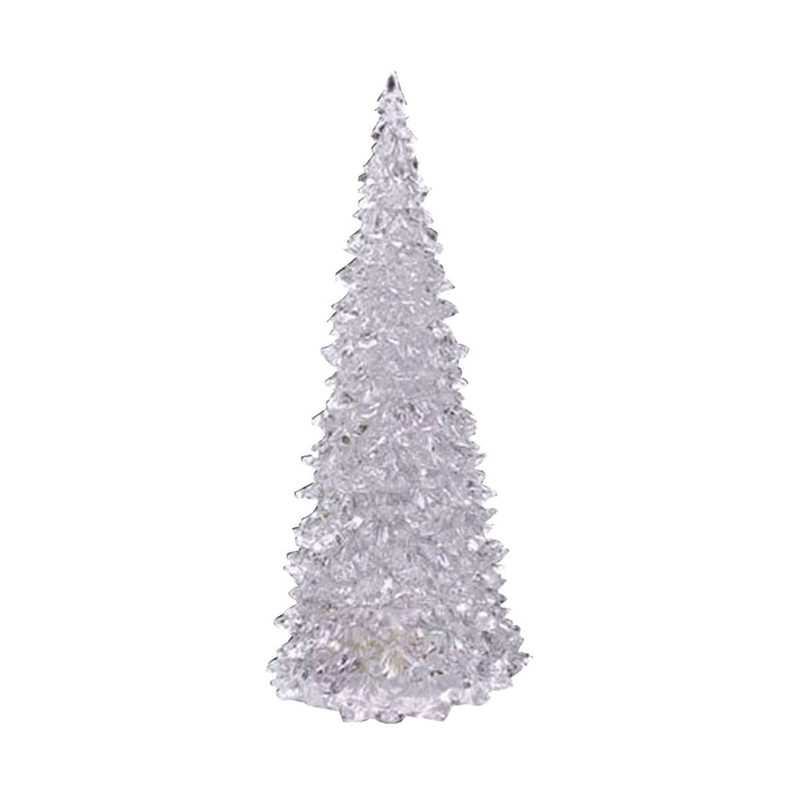 HJQEQVD Acrylic Lighted Christmas Tree Colorful Led Night Light Xmas ...