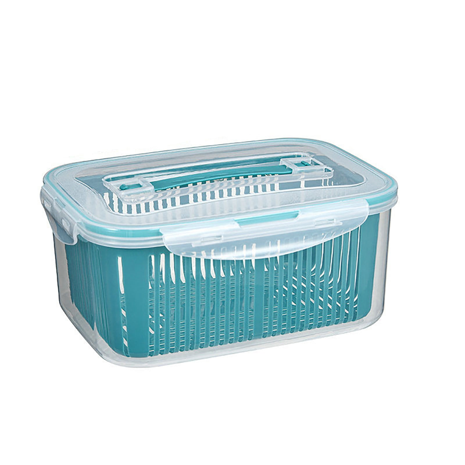 HJQEQVD Berry Container with Removable Drain Colander - Refrigerator ...