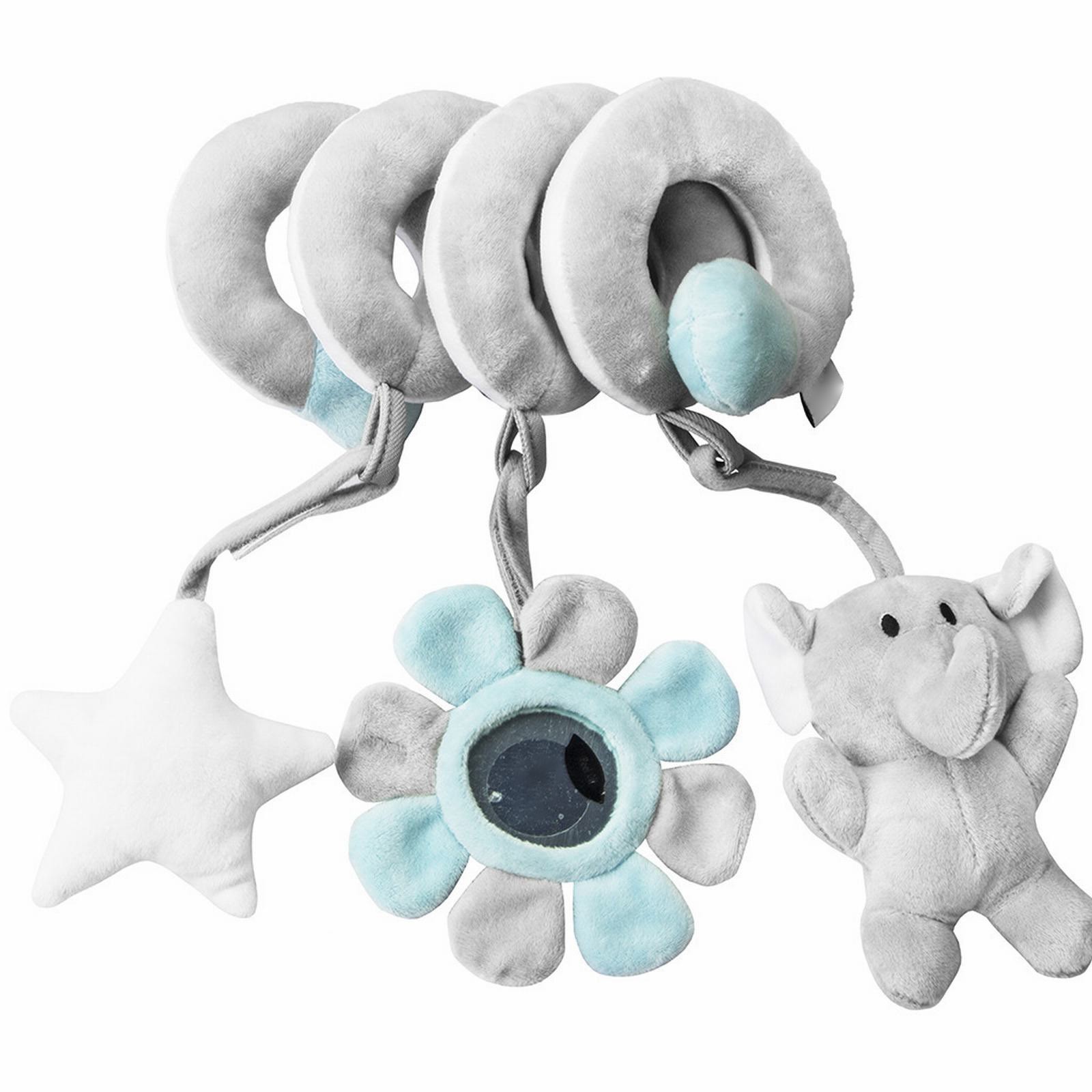 HJQEQVD Cartoon Animal Hanging Rattle Toys Crib Hanging Toys 3 Years ...