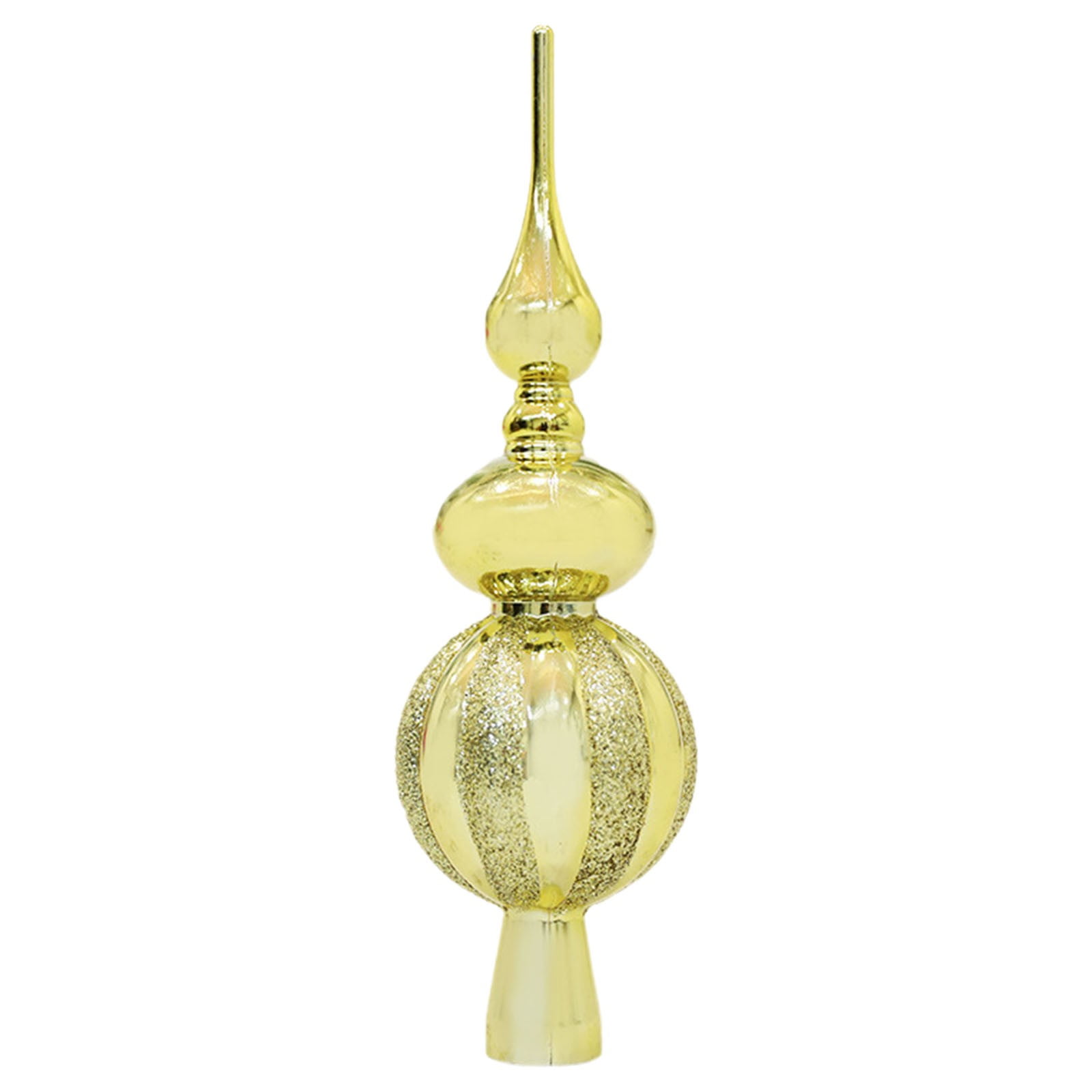 HJQEQVD Christmas Tree Topper with Plastic Plating and Glitter Star ...