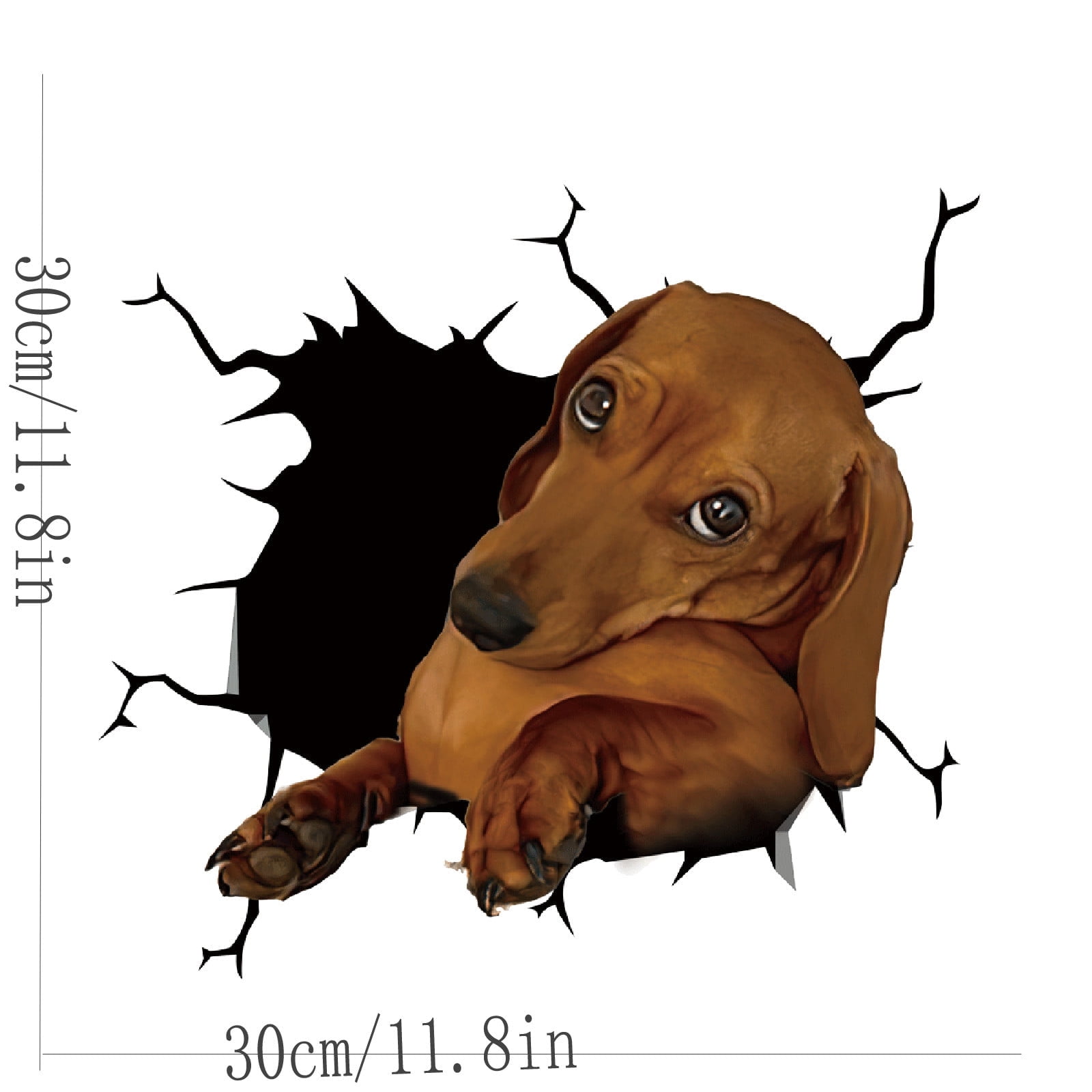 HJQEQVD Cute Dog Stickers for Car Window Decals Waterproof Funny ...